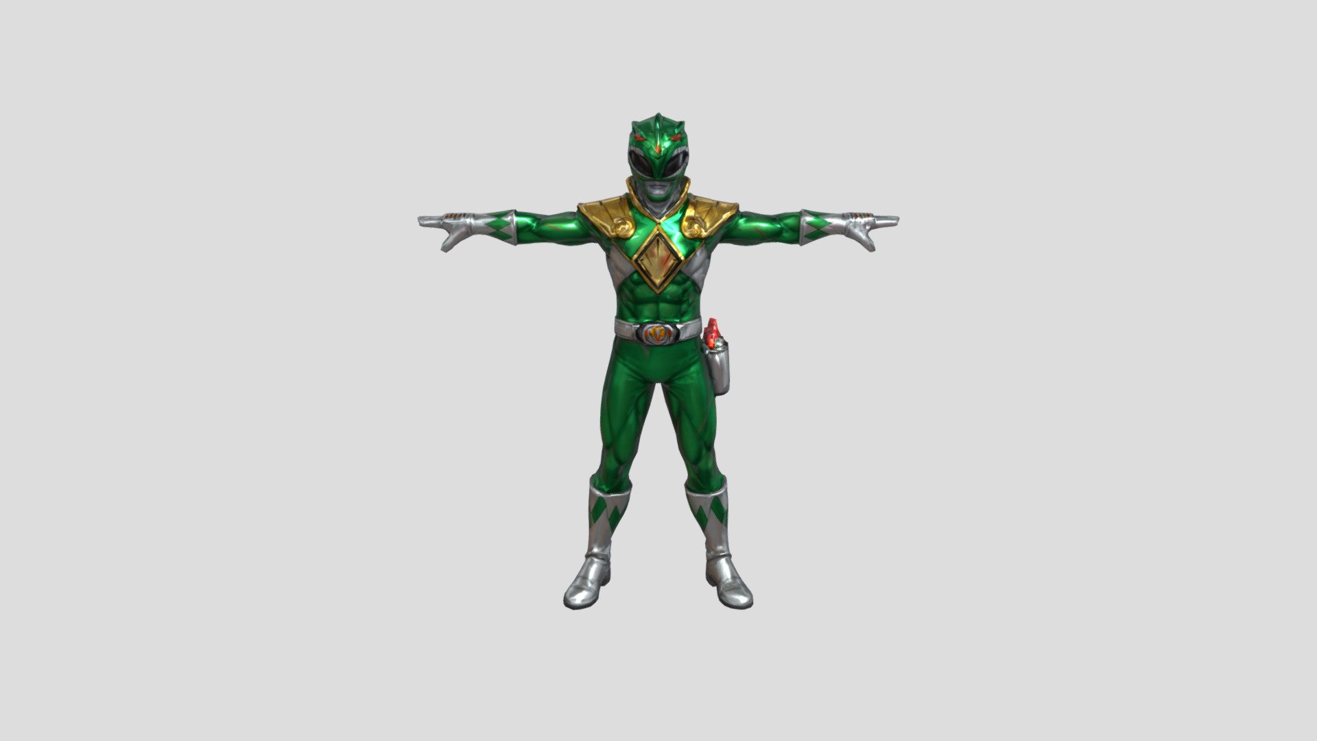 Green Hero Pose - Download Free 3D model by danlovesmothers (@dodan54 ...