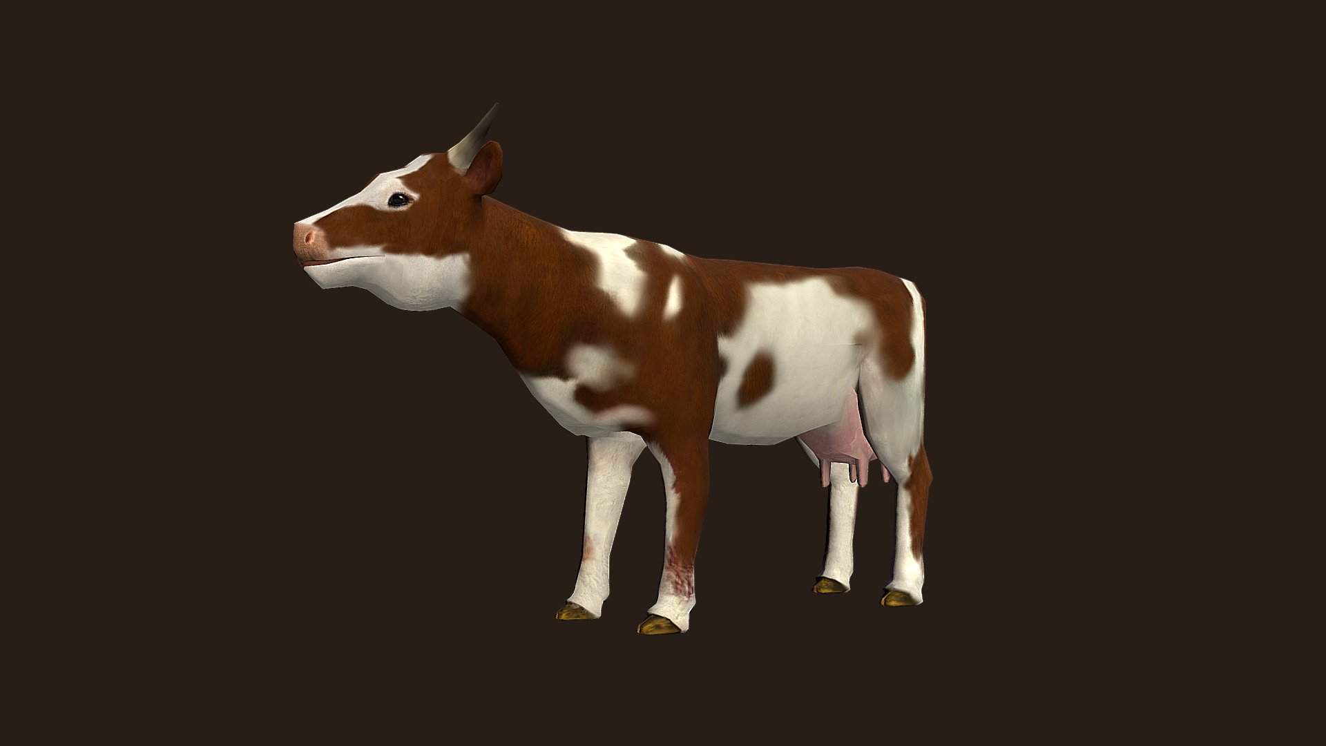 Cow - 3D model by josluat91 [cd882b1] - Sketchfab