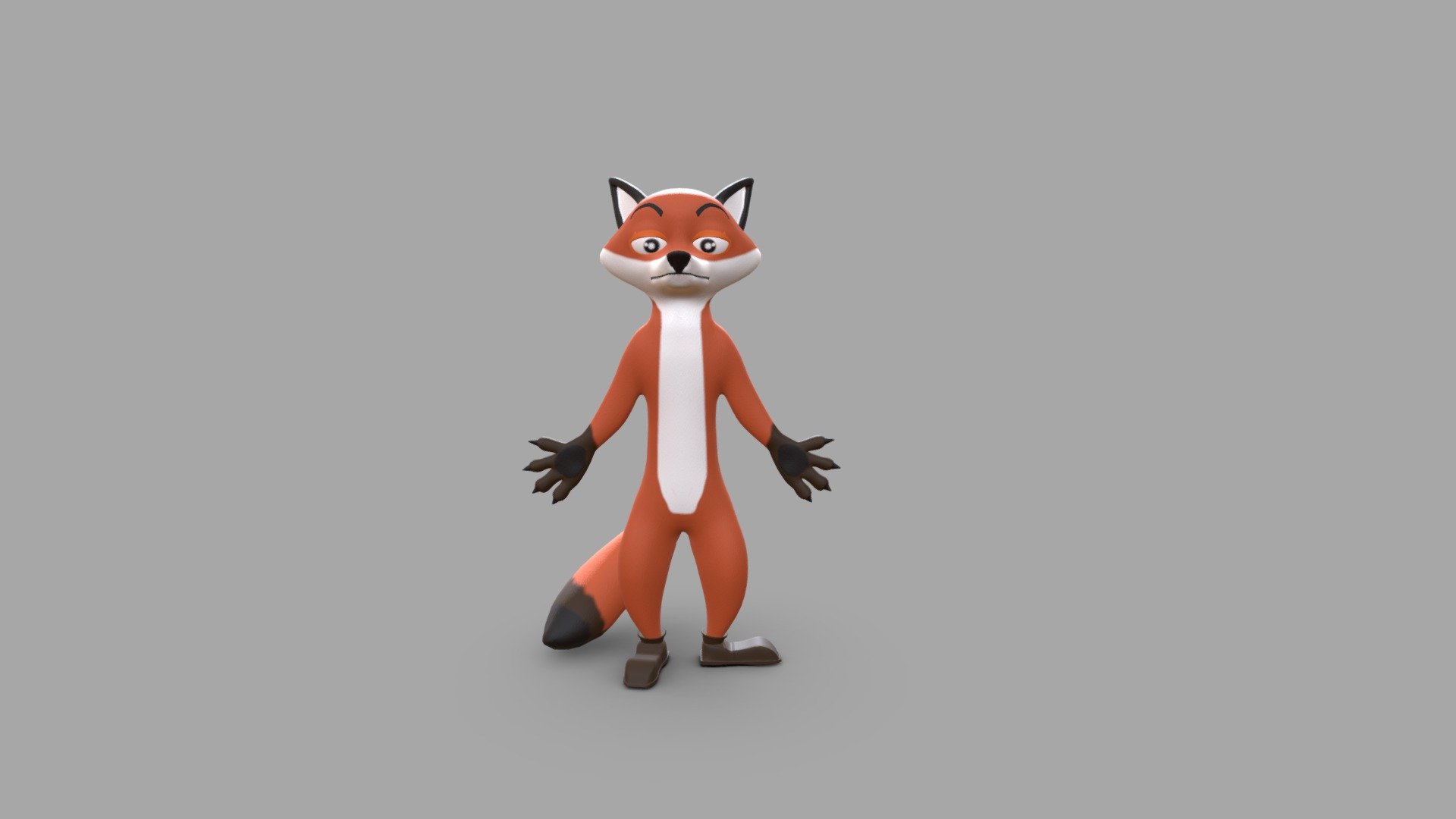 fox - 3D model by Yekaterina [cd8a804] - Sketchfab