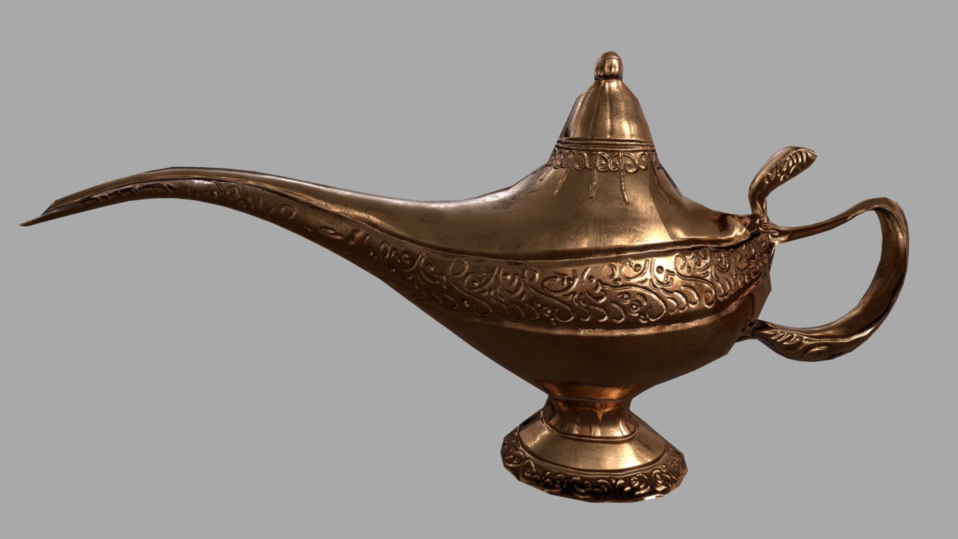The Magical Lamp - Download Free 3D model by Hamzeh Jafari ...