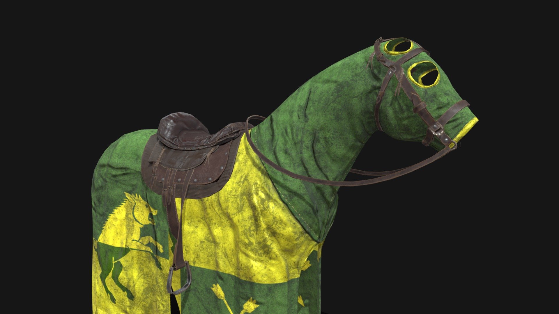 PBR Horse Armor (Celtic Cloak) - 3D model by Ferocious Industries ...