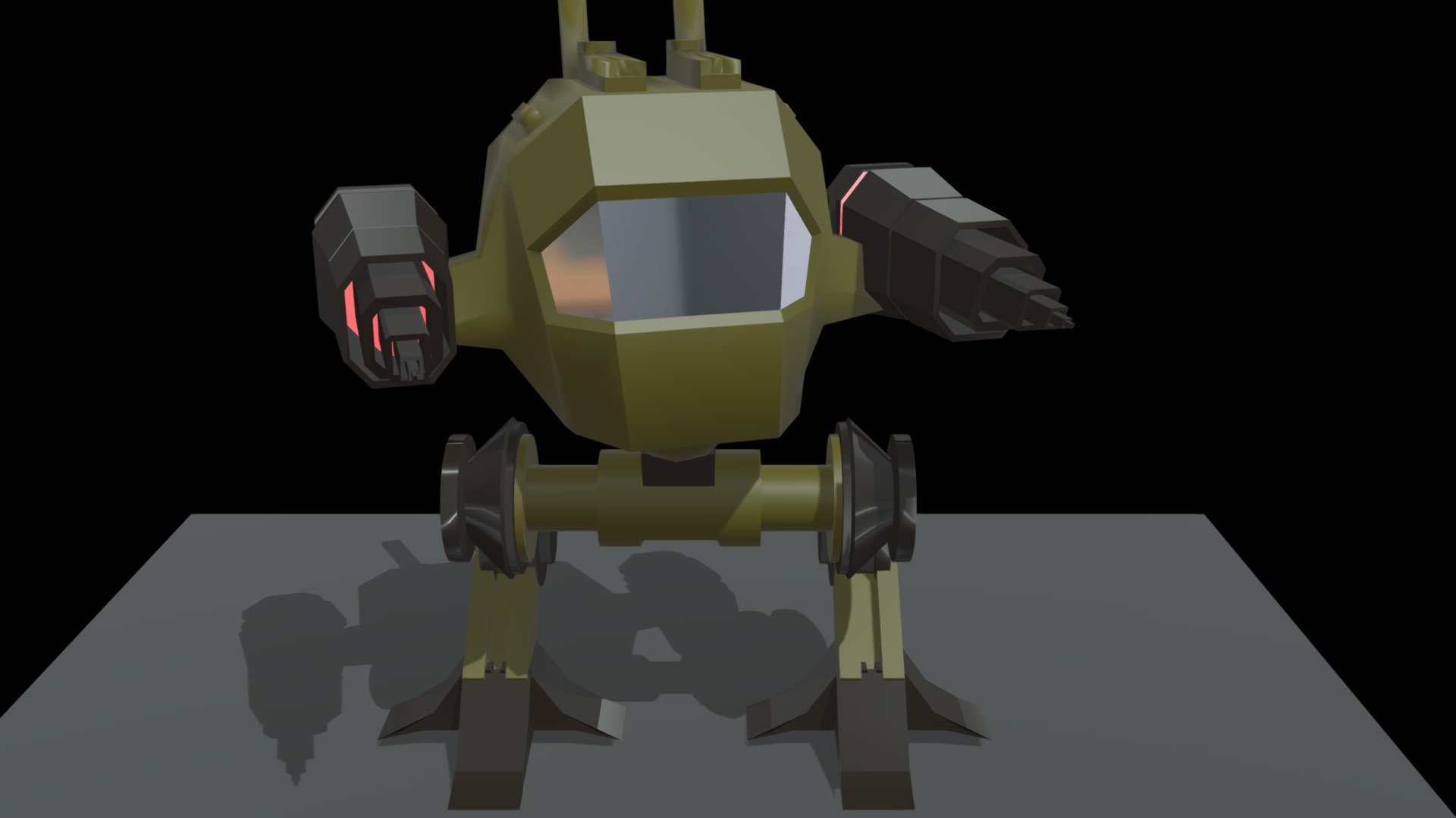 3d Robot for video games - 3D model by GaithShalan [cd8c331] - Sketchfab
