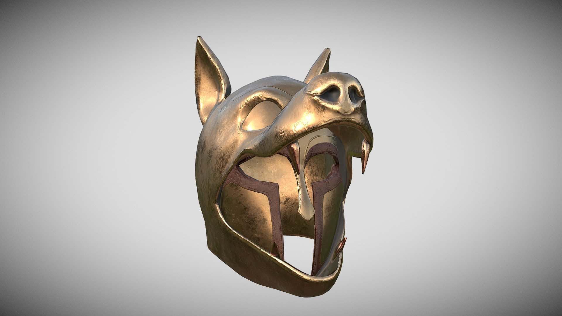 Greek Cerberus Helmet - 3D model by Aimy (@aimylouise625) [cd8ccd2 ...