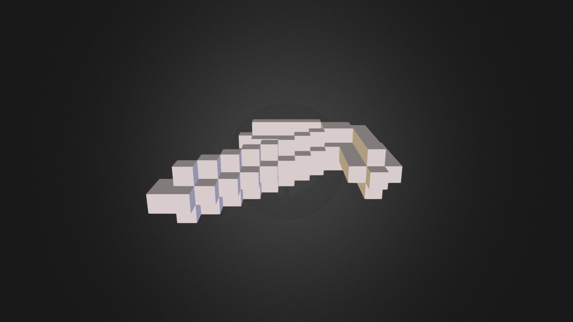 Minecraft 3D pickaxe - 3D model by 3dindustries [cd8cec1] - Sketchfab
