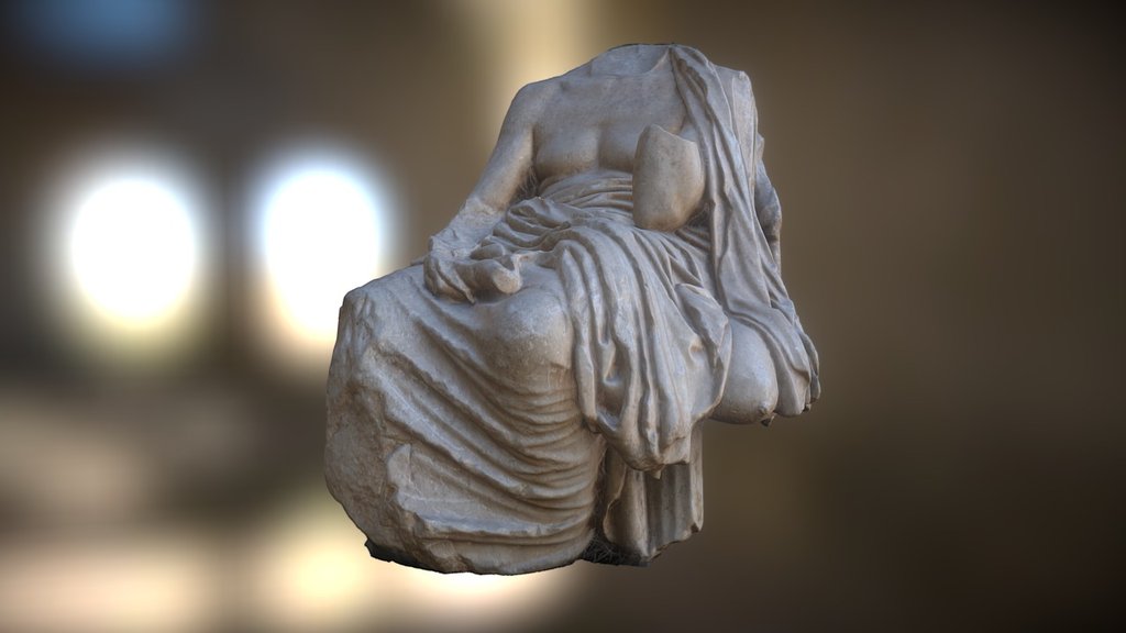 A greek philosopher in his chair - Download Free 3D model by Geoffrey ...