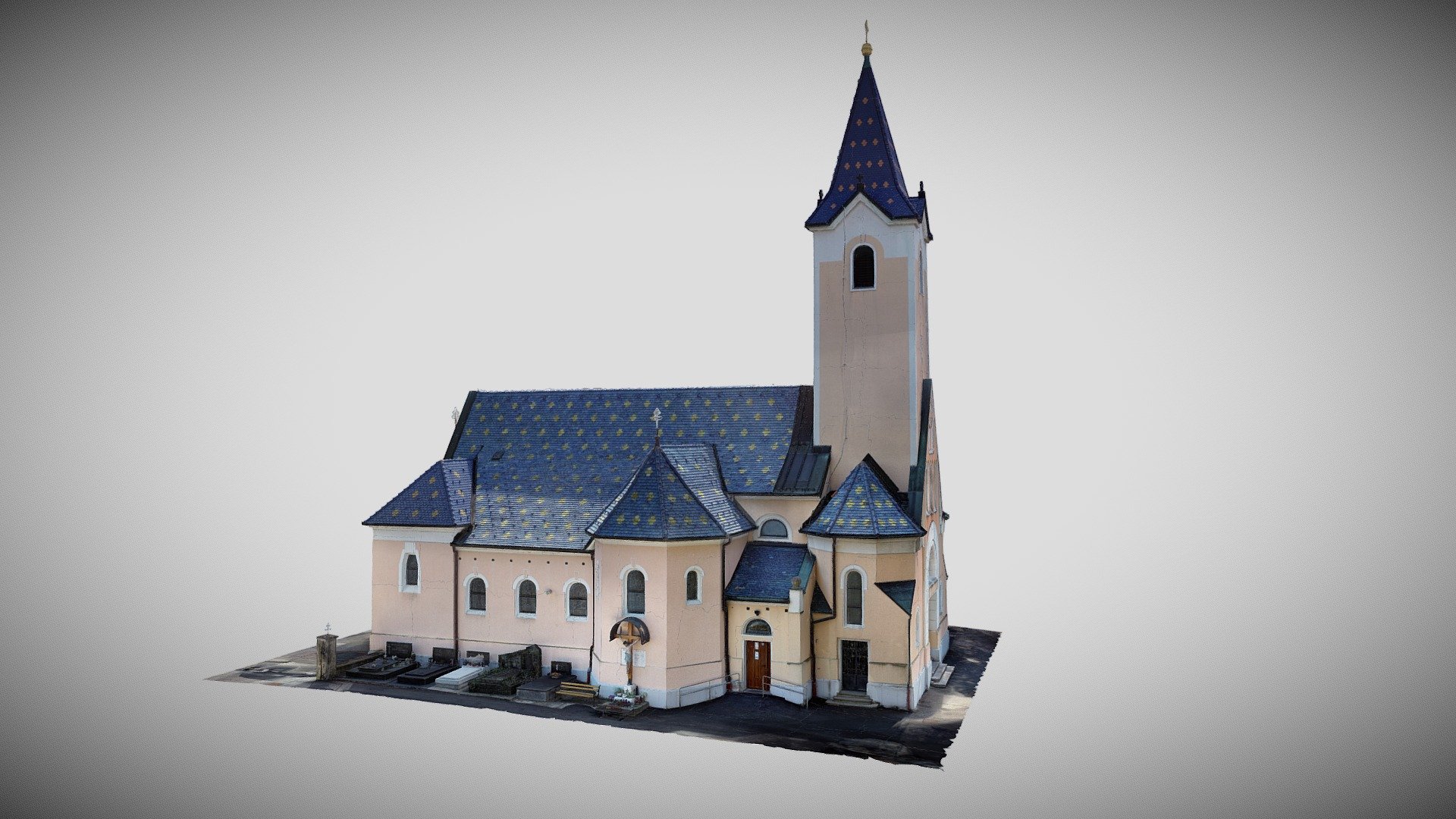 Šestine, parish church of Sv. Mirko - 3D model by VEKTRA [cd8ee60 ...