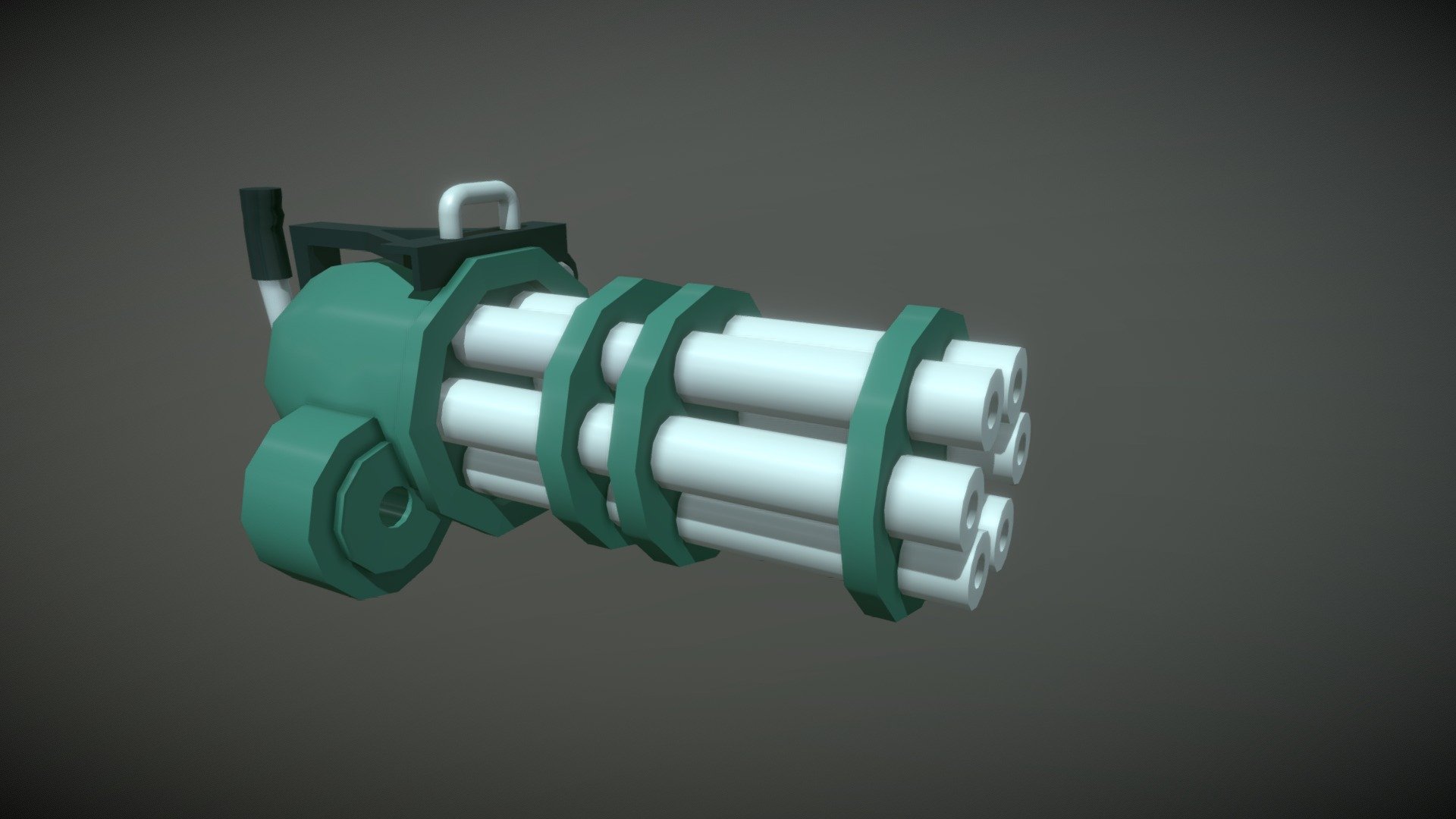 Minigun Game Ready - 3D model by AdiKoriat [cd8ffc4] - Sketchfab