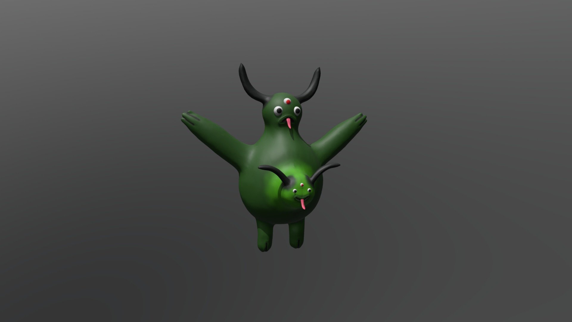Monstro Bipolar - 3D model by Jeffemota [cd90fde] - Sketchfab