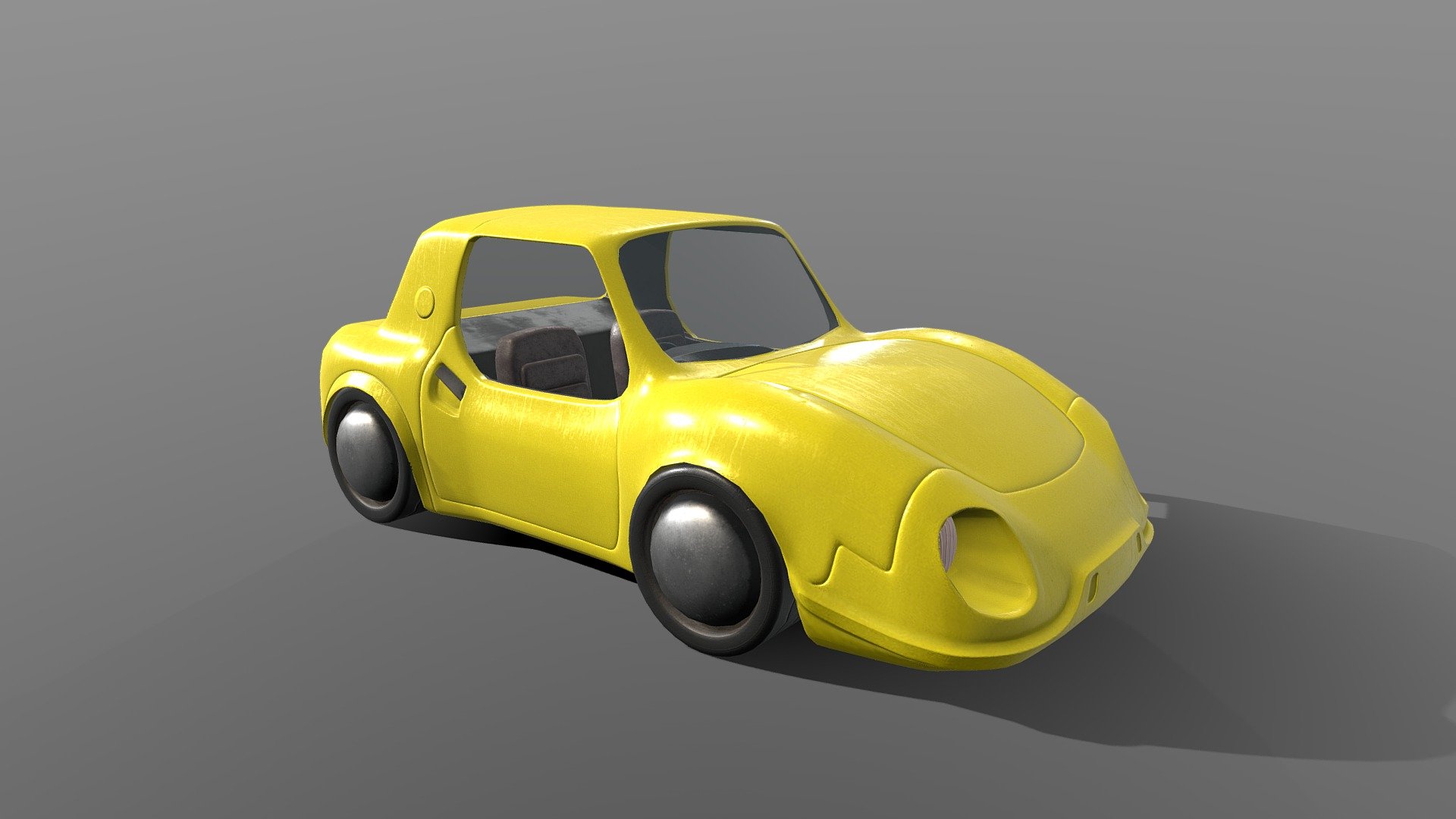 yellow sports car - 3D model by Jason Taylor (@chase92) [cd961ce ...
