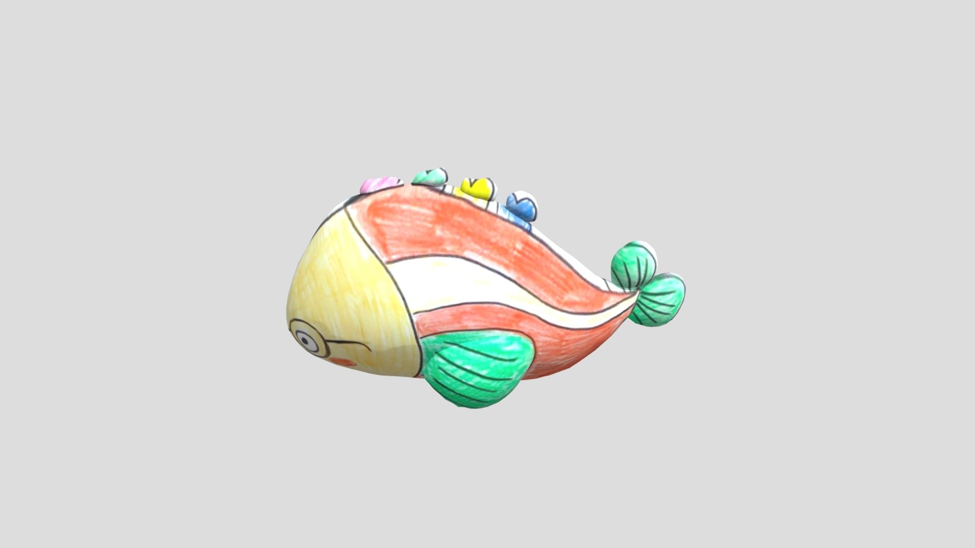 MAMA FISH - 3D model by p17er4746 [cd96284] - Sketchfab