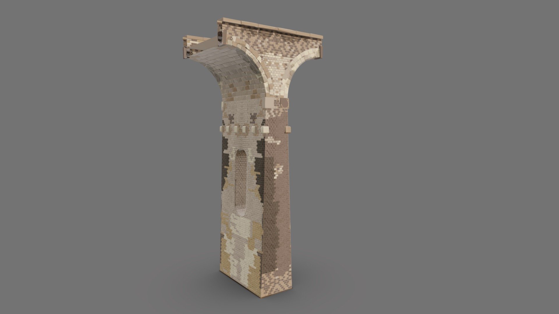 Lowpoly Modular Arch Bridge - Buy Royalty Free 3D model by Render ...