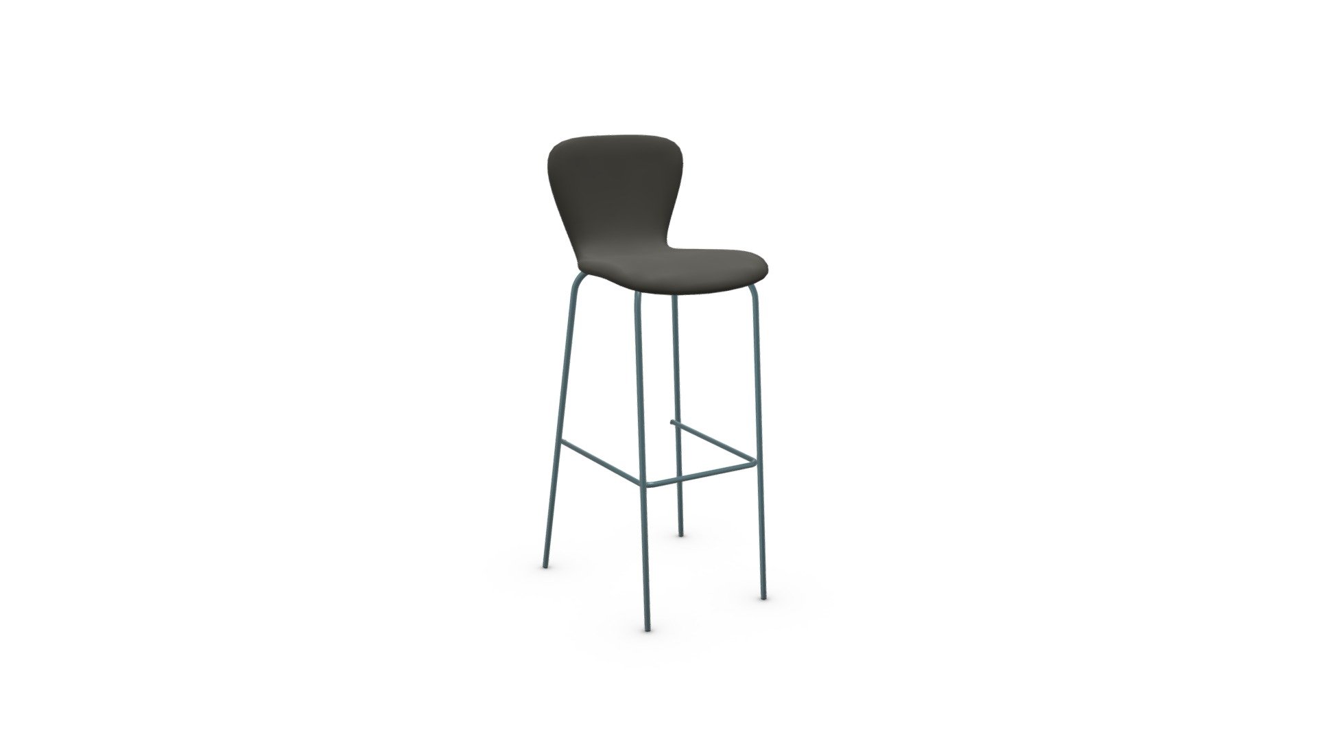 Set of 2 Luno Barstool, Grey and Teal - 3D model by MADE.COM (@made-it) [cd9894c] - Sketchfab