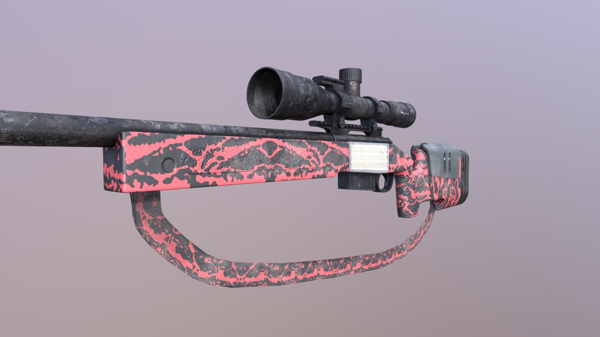 M40A3 Red Tiger - 3D model by Rory Durno (@ScrewBert) [cd9a0ef] - Sketchfab