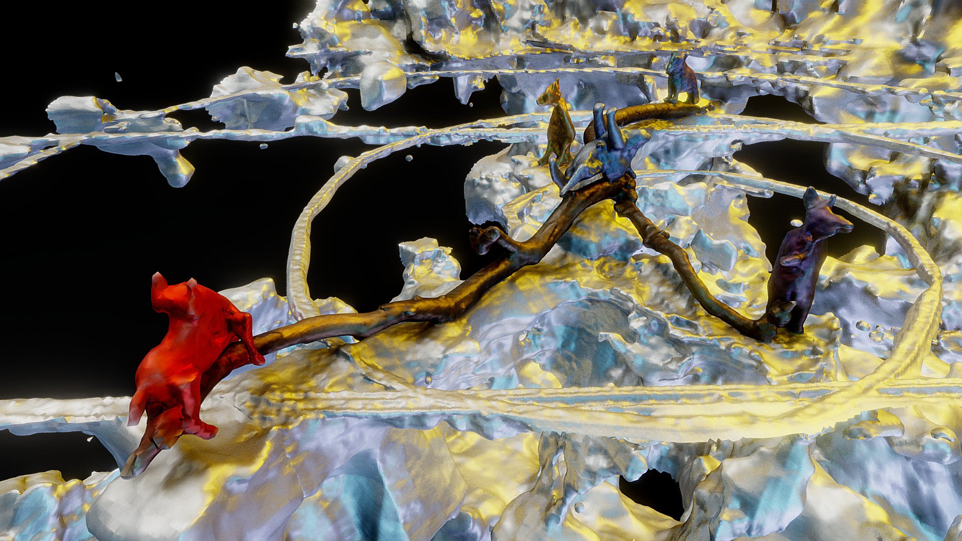 Meta Animal Ensemble 1 - Phony nature - Download Free 3D model by ...