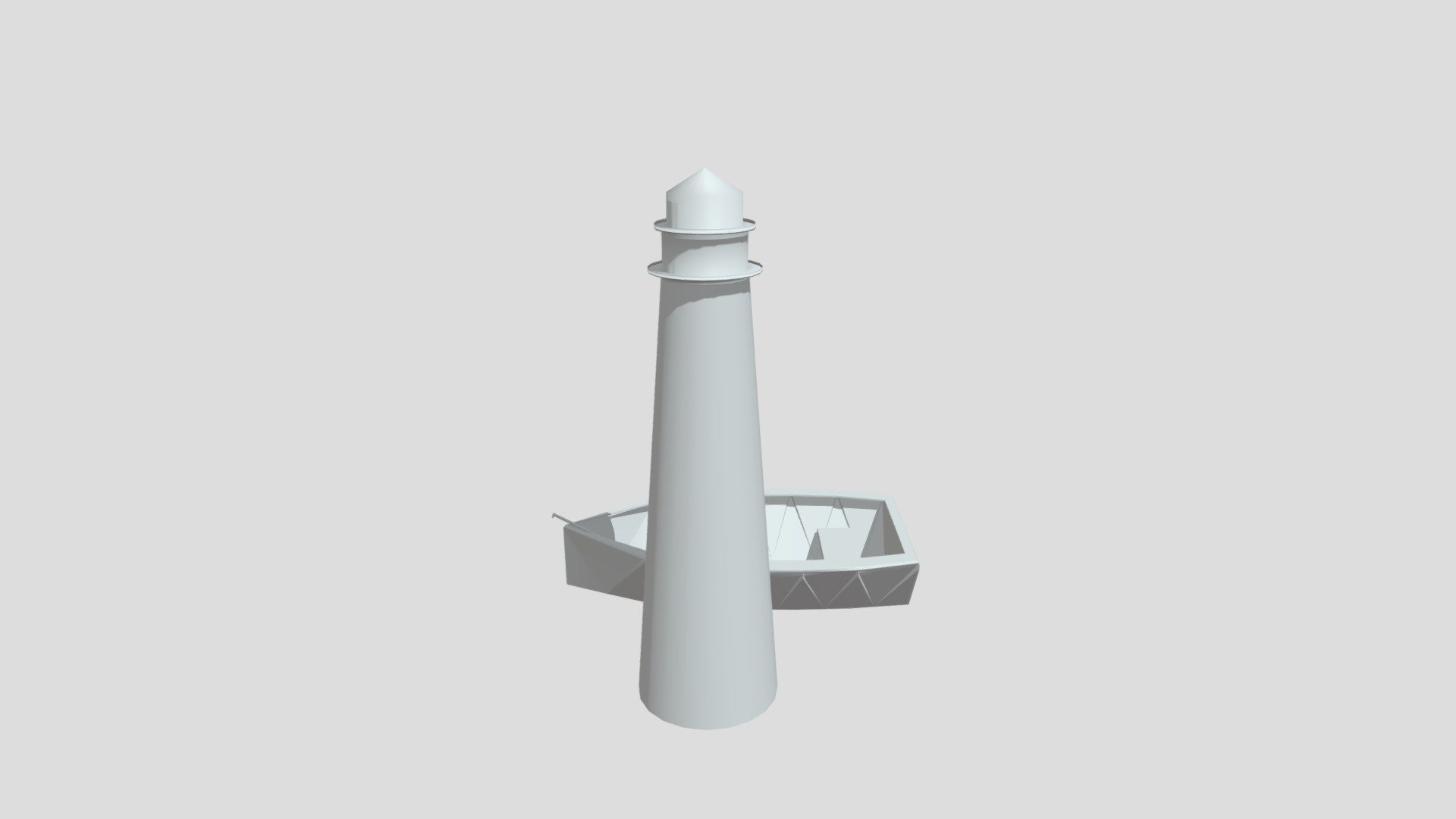 By The Ocean - 3 Simple Props - 3D model by LennardKimps [cd9aa8f ...