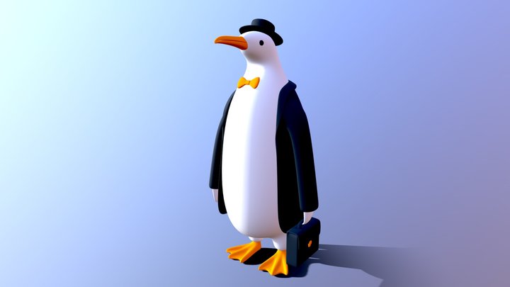 Penguins 3D models - Sketchfab