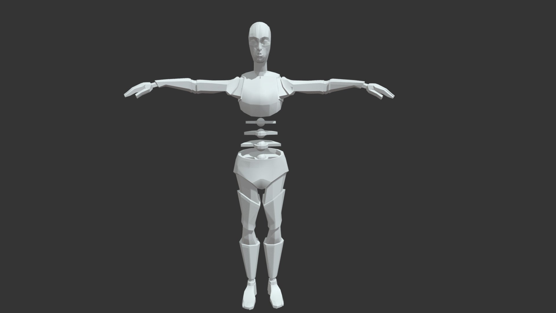 Female Robot - 3D model by JaceEkko [cd9cffd] - Sketchfab