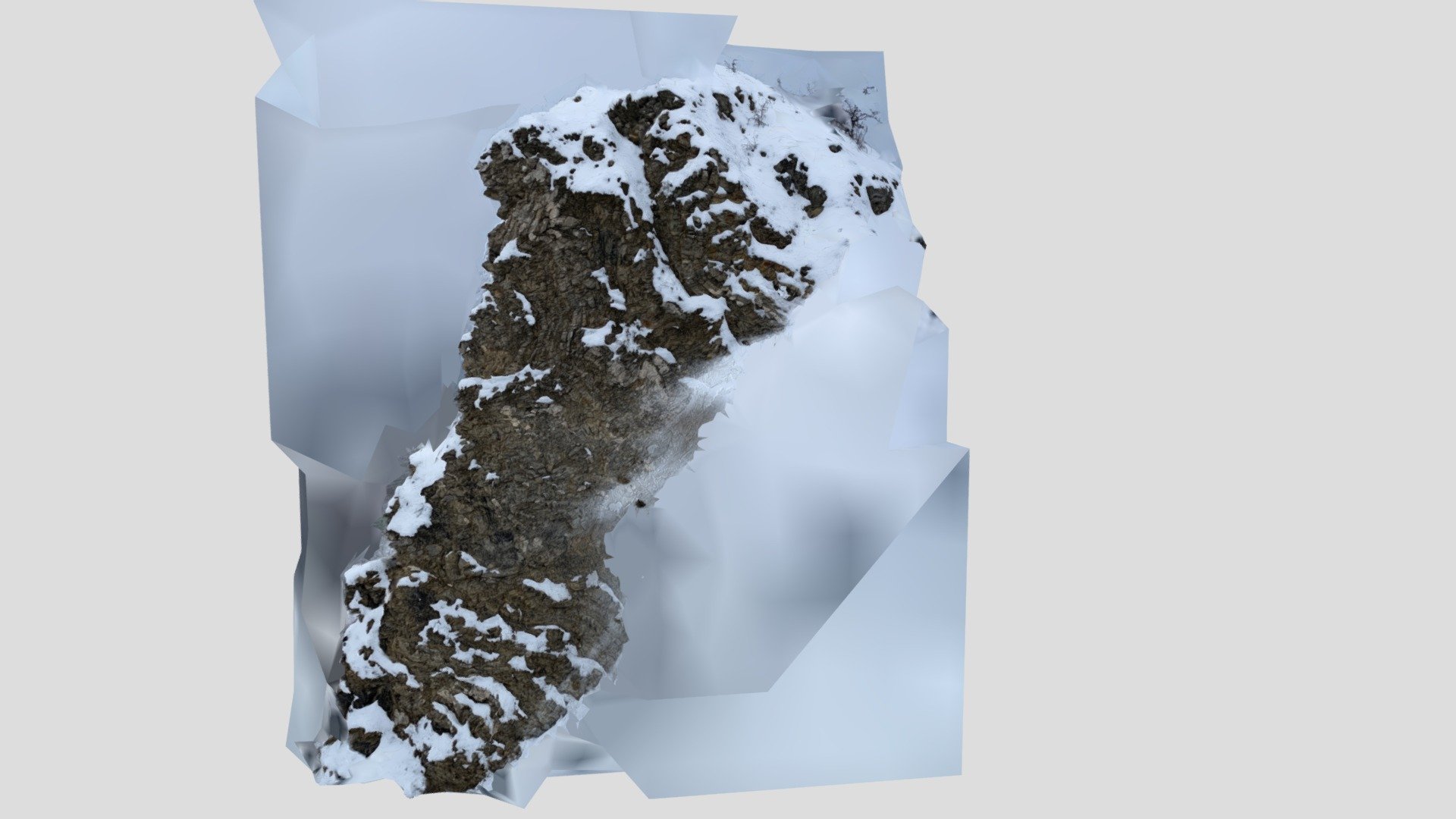 Snowy cliff - Download Free 3D model by conflig [cd9e09e] - Sketchfab