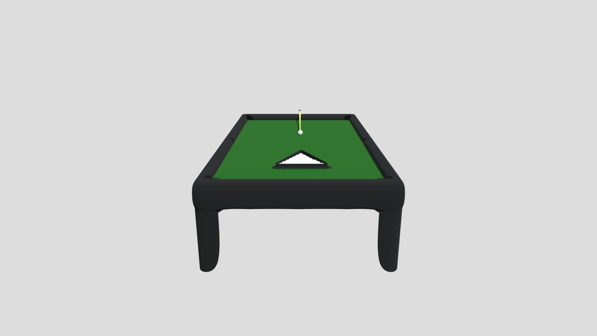 Free billiard-table Realistic 3d Model - Download Free 3D model by ...