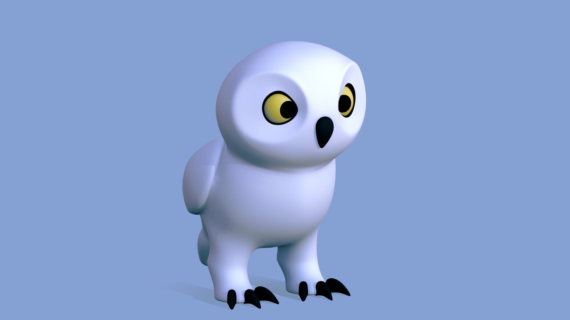 20-SnowyOwl - 3D model by AlmondFeather [cd9e67d] - Sketchfab