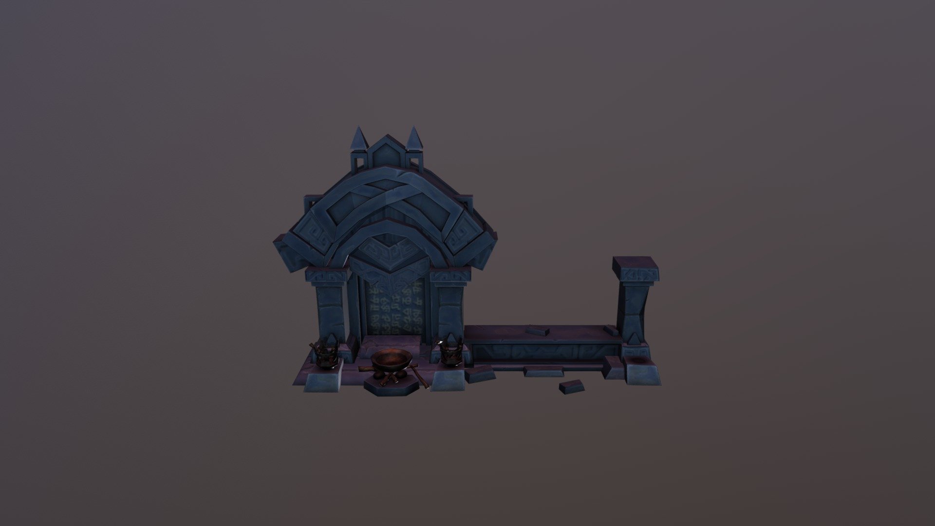 Rockwall - Buy Royalty Free 3D model by cg_tuktak [cd9eebb] - Sketchfab ...