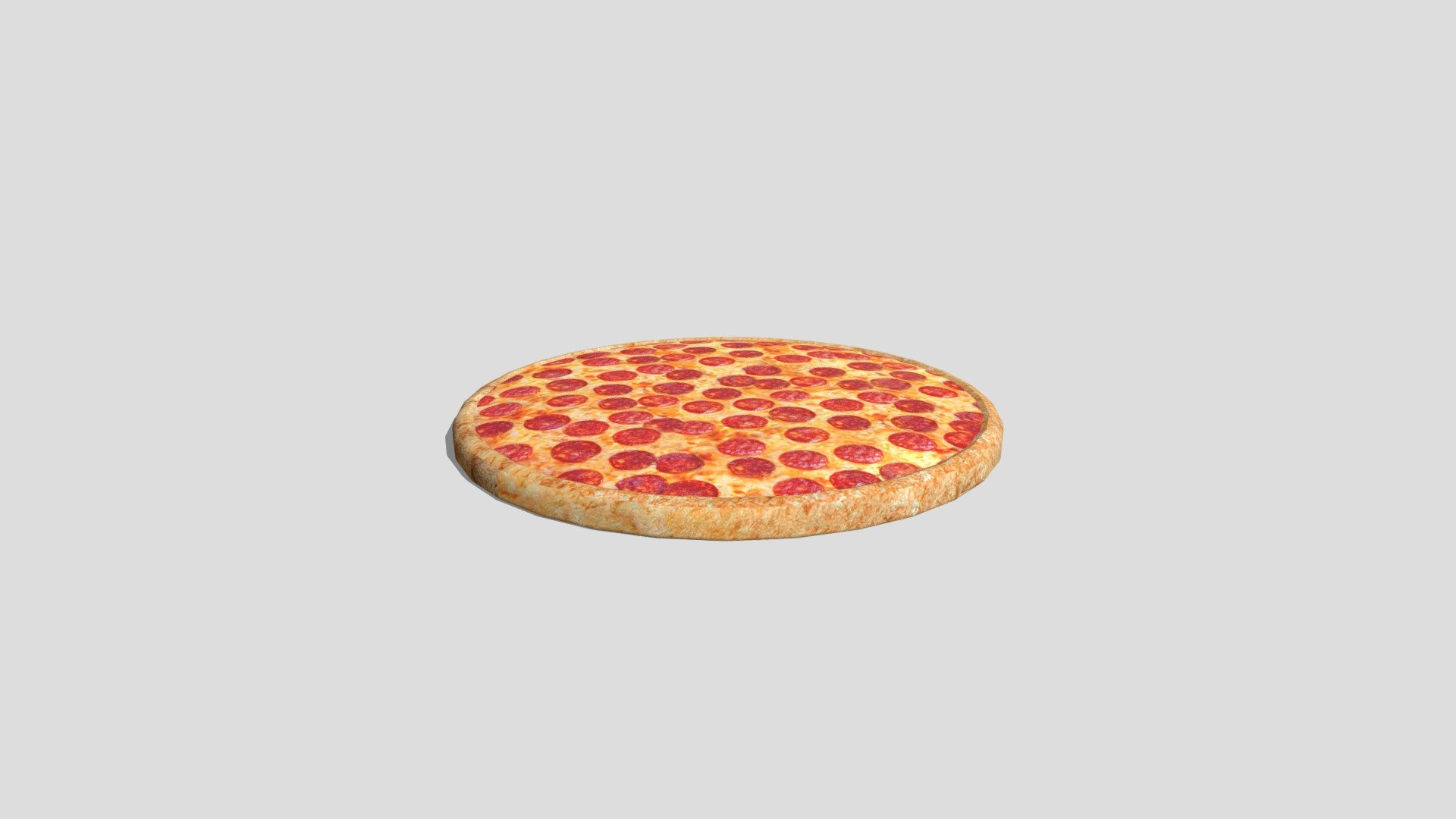Pepperoni Pizza - Download Free 3D model by Omnisec [cd9ef47] - Sketchfab