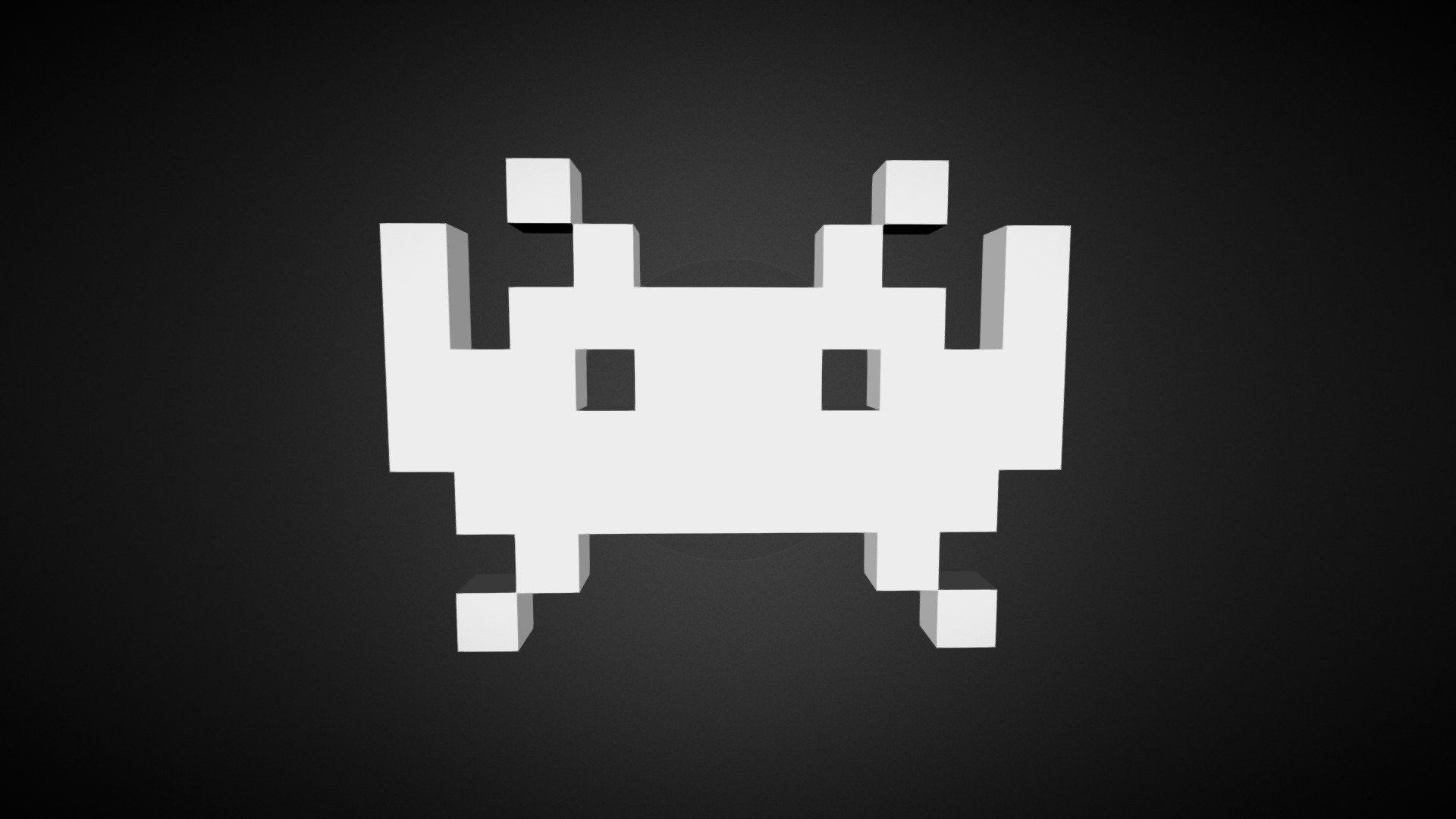 Space Invader #3 - Download Free 3D model by alban [cd9f55f] - Sketchfab