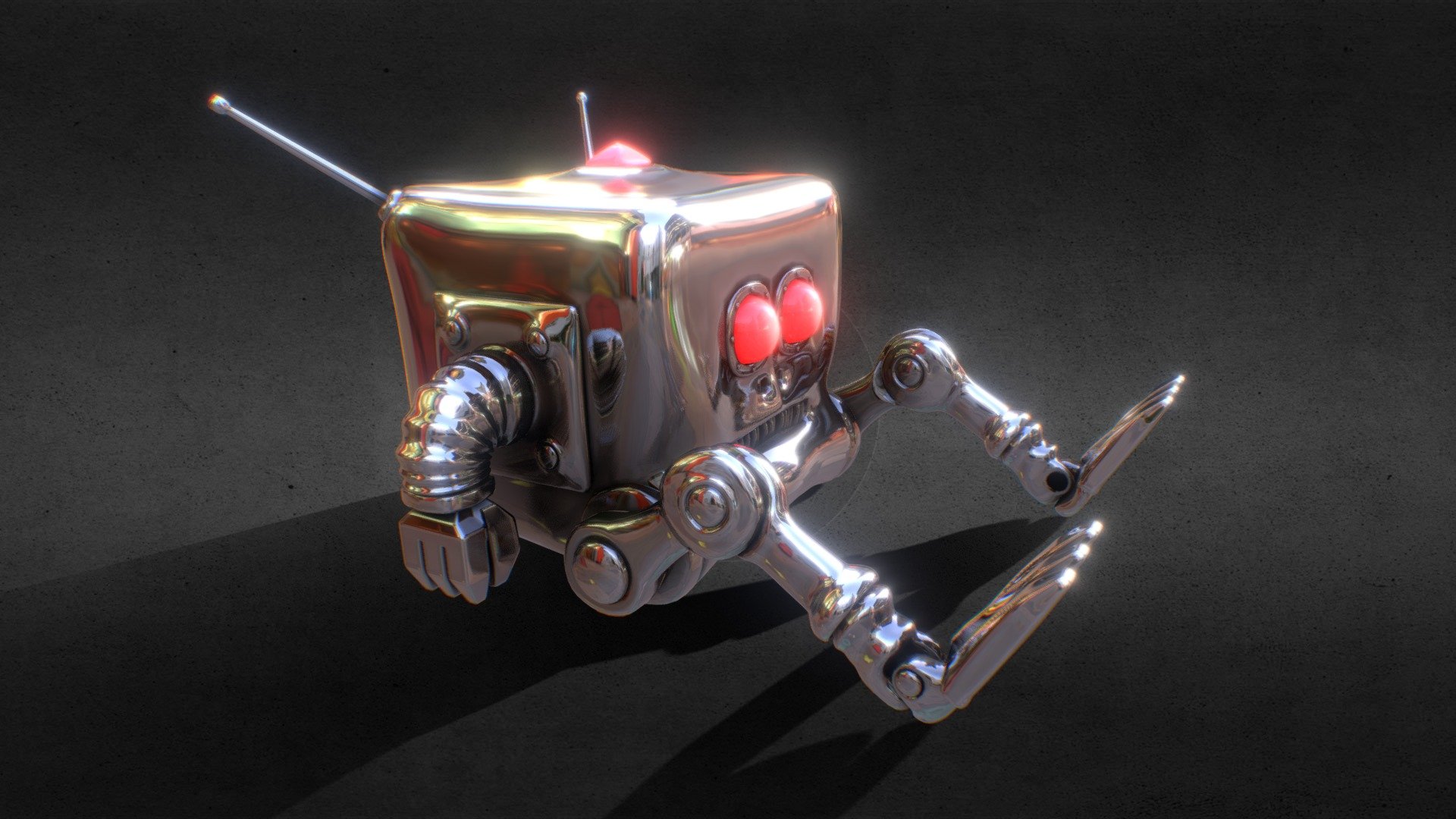 Cube robot (original concept) - Buy Royalty Free 3D model by endike ...