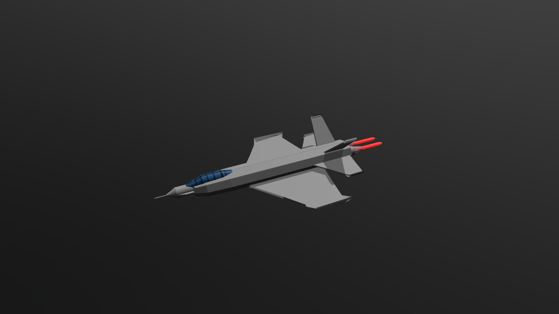 Low Poly Jet Plane - Download Free 3D model by Firestar ...