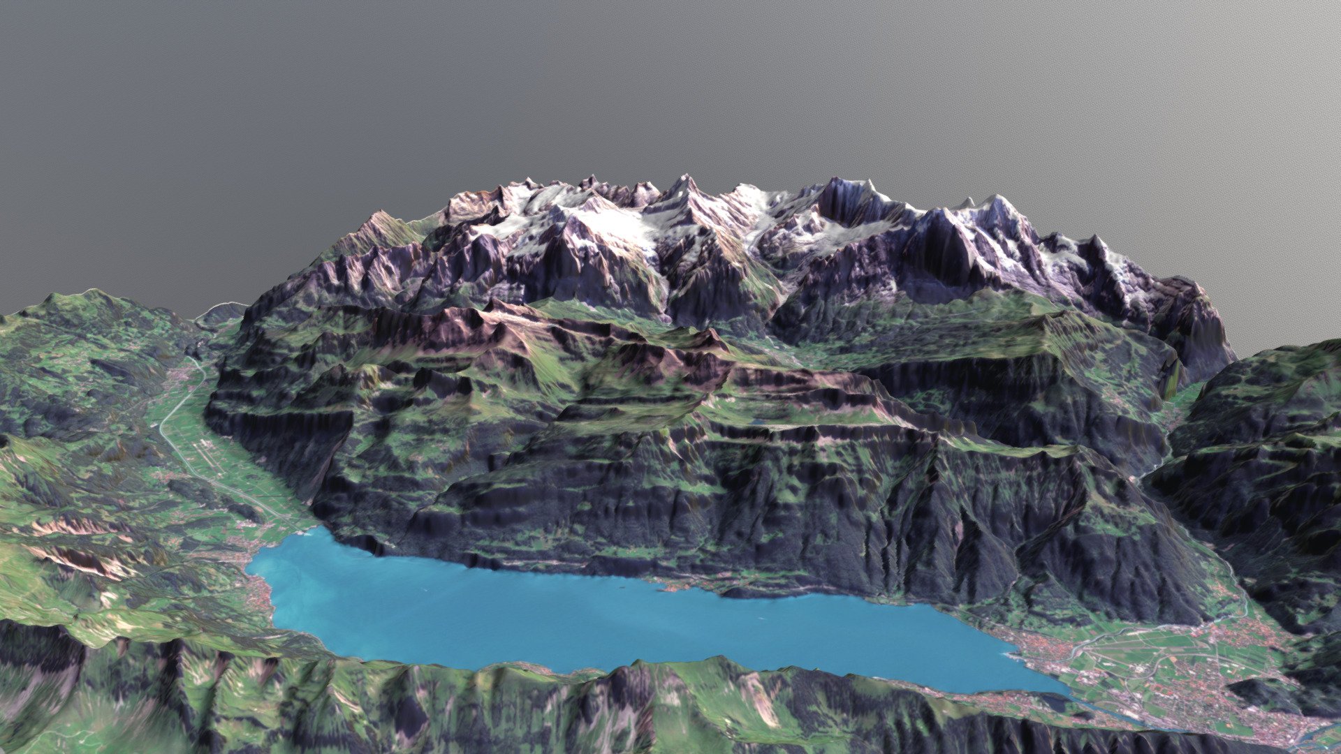 Swiss Alps, Interlaken / Grindelwald Region - 3D model by smartmAPPS ...
