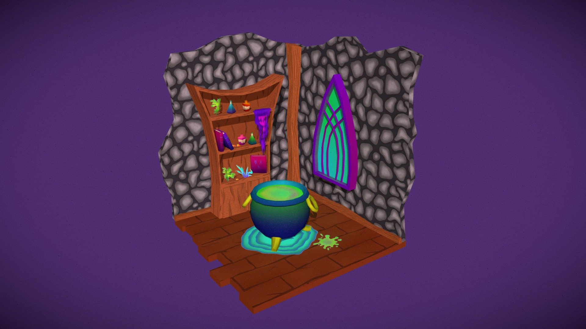 CGMA Luis Arias Alchemy Lab - 3D model by TheCrazyJokerz [cda4404 ...
