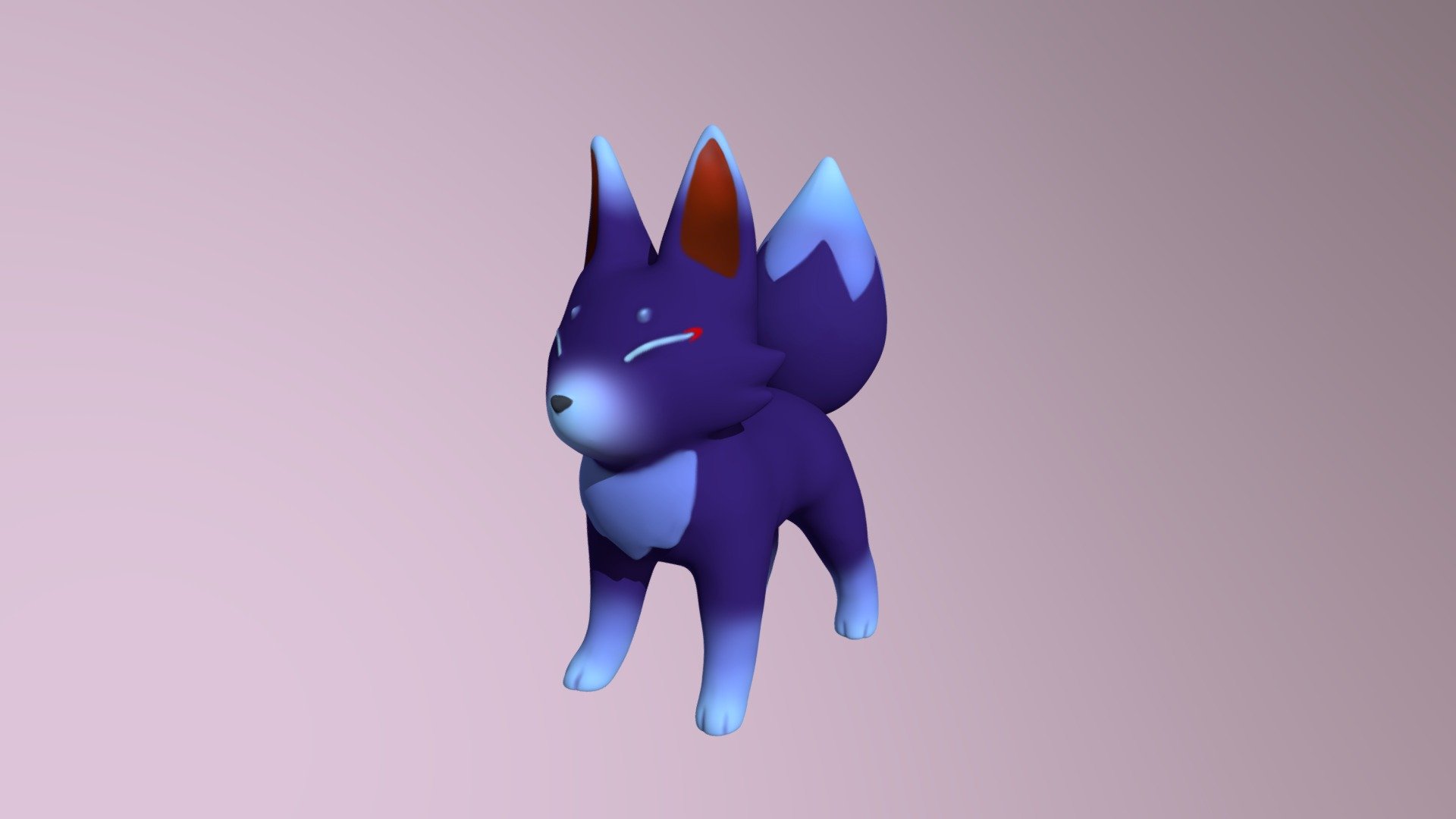Spirit Fox - 3D model by Vaults [cda4591] - Sketchfab
