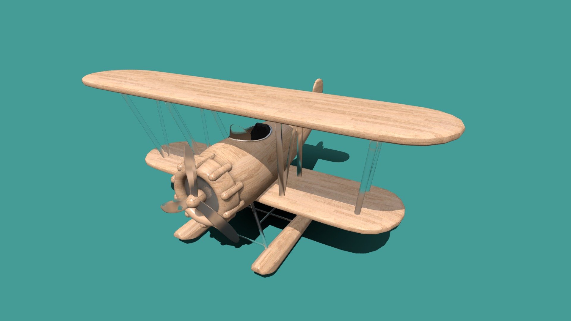 Seaplane Toy - 3D model by andrarosb [cda5393] - Sketchfab