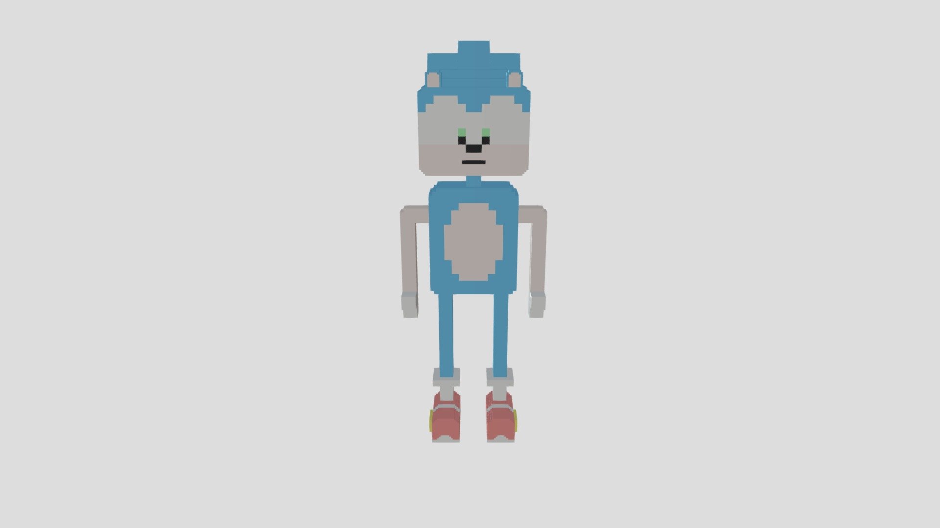 sonic run - 3D model by cap10crooks [cda5bc2] - Sketchfab