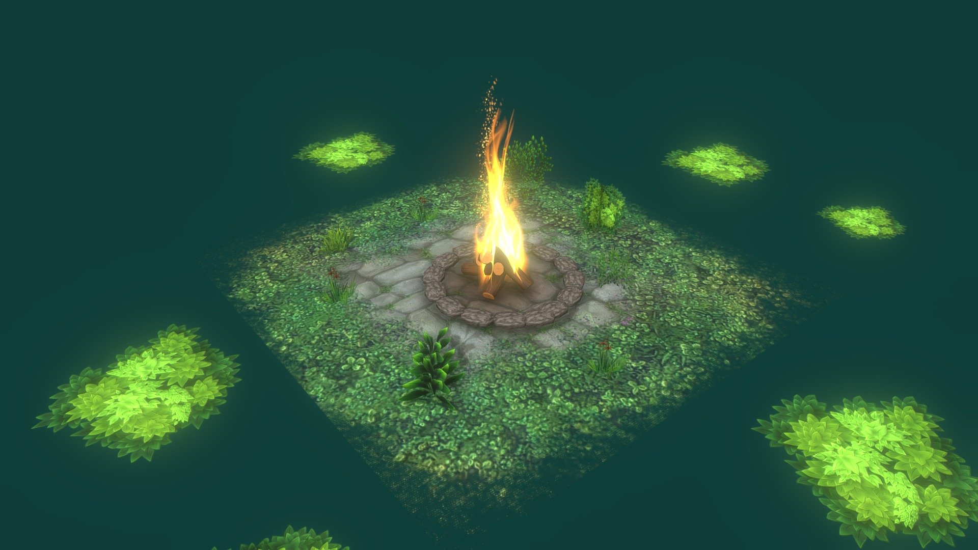 FireCamp - 3D model by docudzz1 [cda5d7b] - Sketchfab