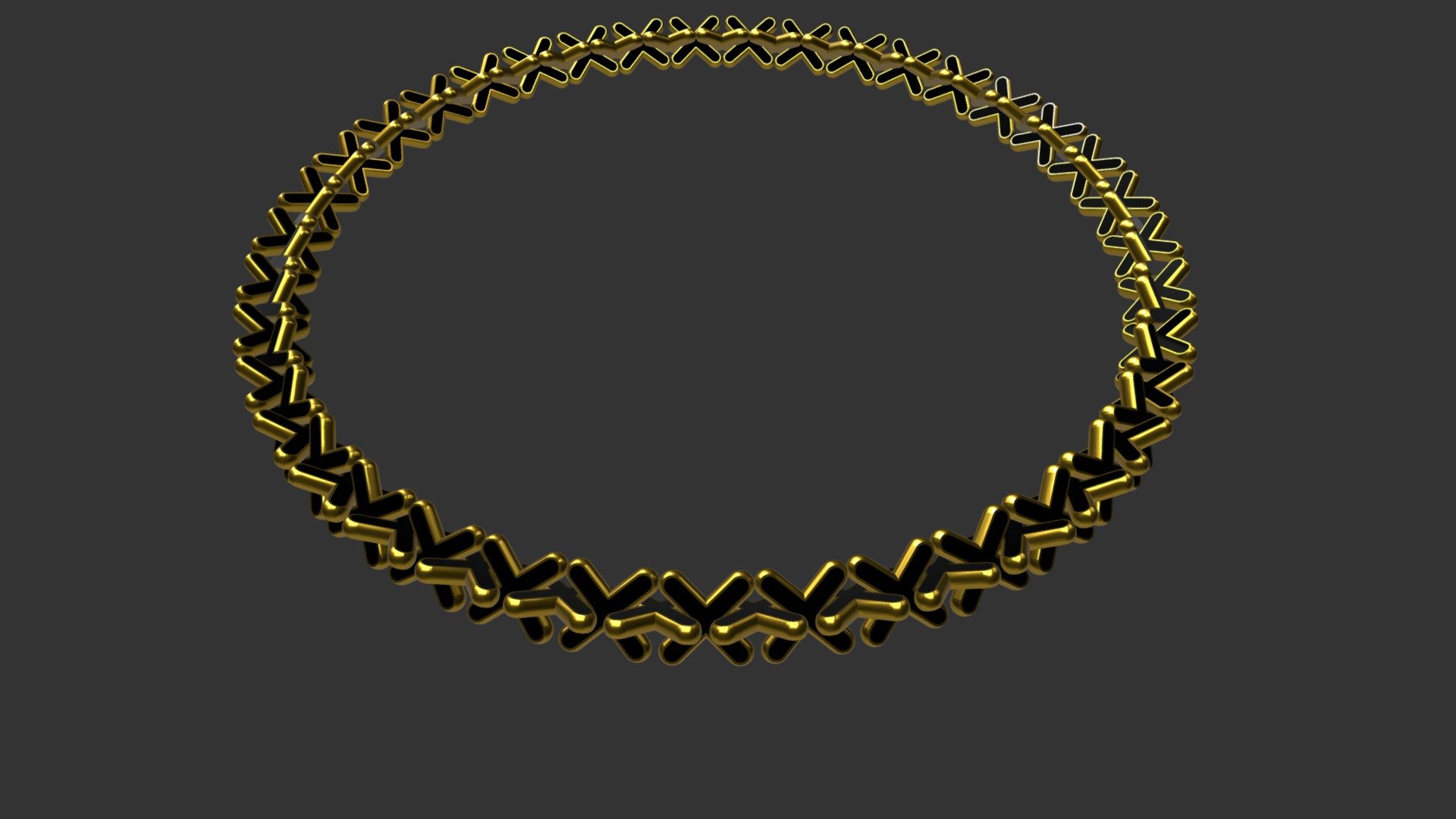 Caltrops Chain Necklace - 3D model by SHOPGLD (@teamgld) [cda6953 ...