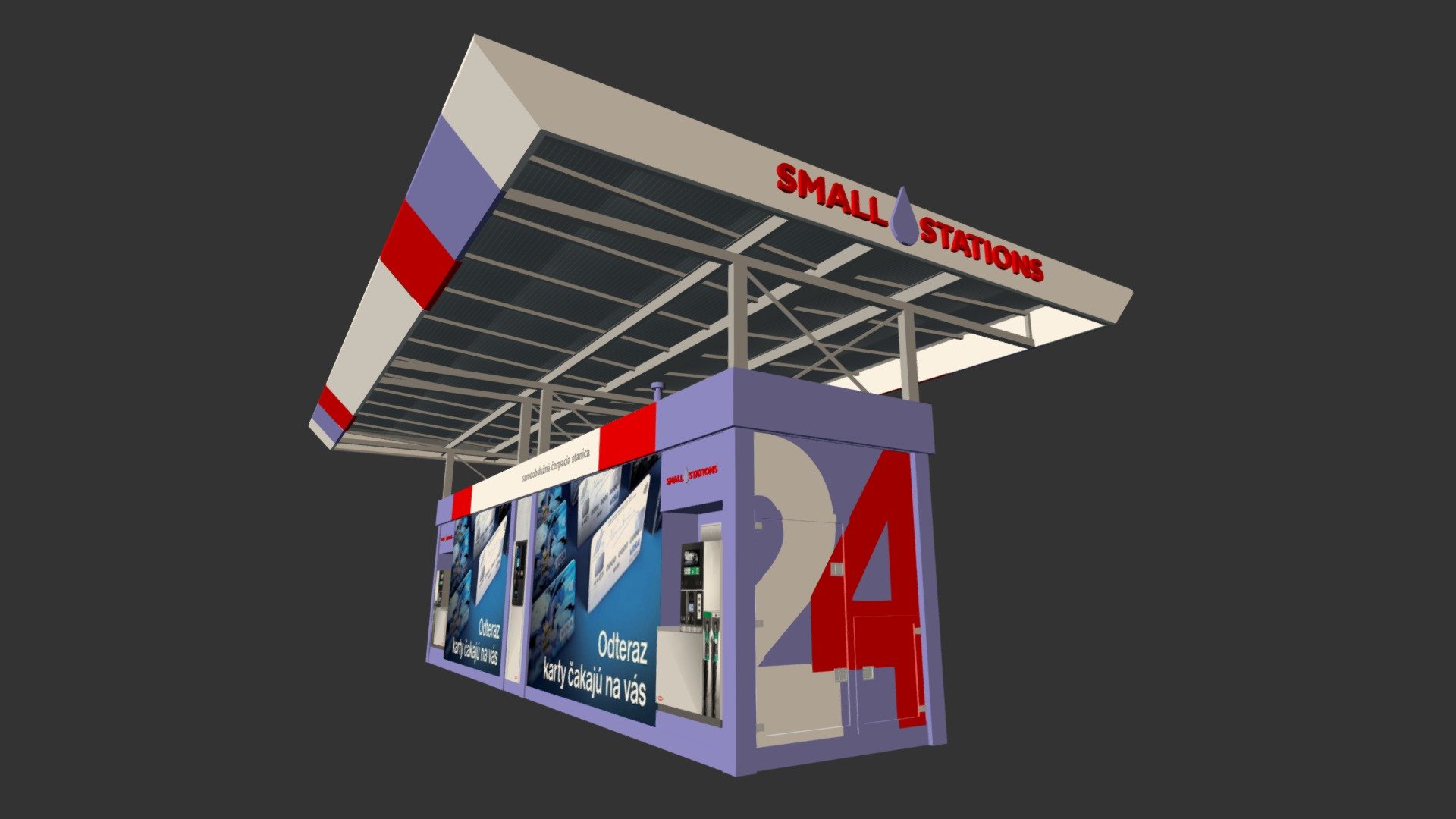 SMALL STATIONS - DJD - 3D model by compo [cda73be] - Sketchfab