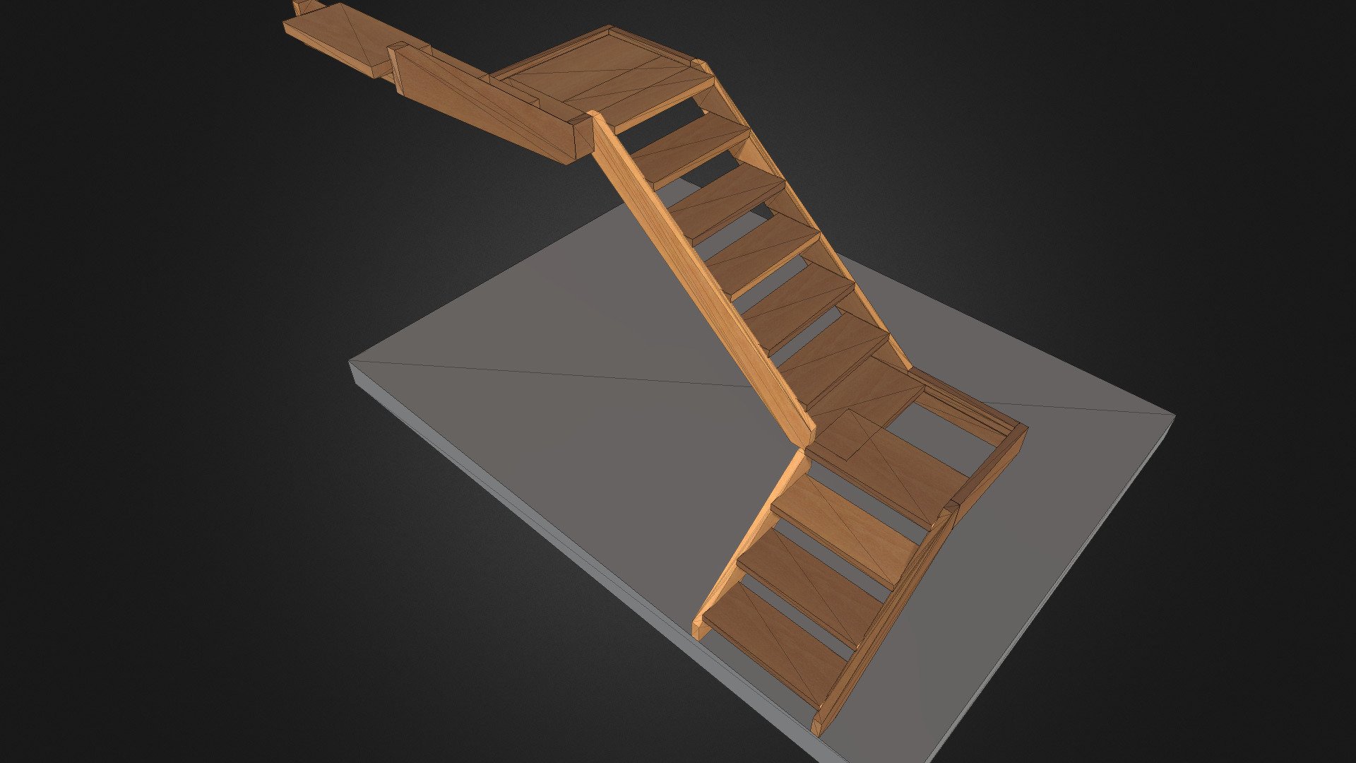 Schody - Download Free 3D model by Rafał Link (@rafallink) [cda7586] - Sketchfab