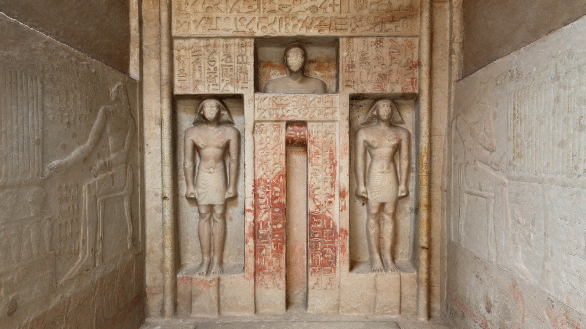 False Door Area, Mastaba of Nefersheshemptah - Download Free 3D model ...