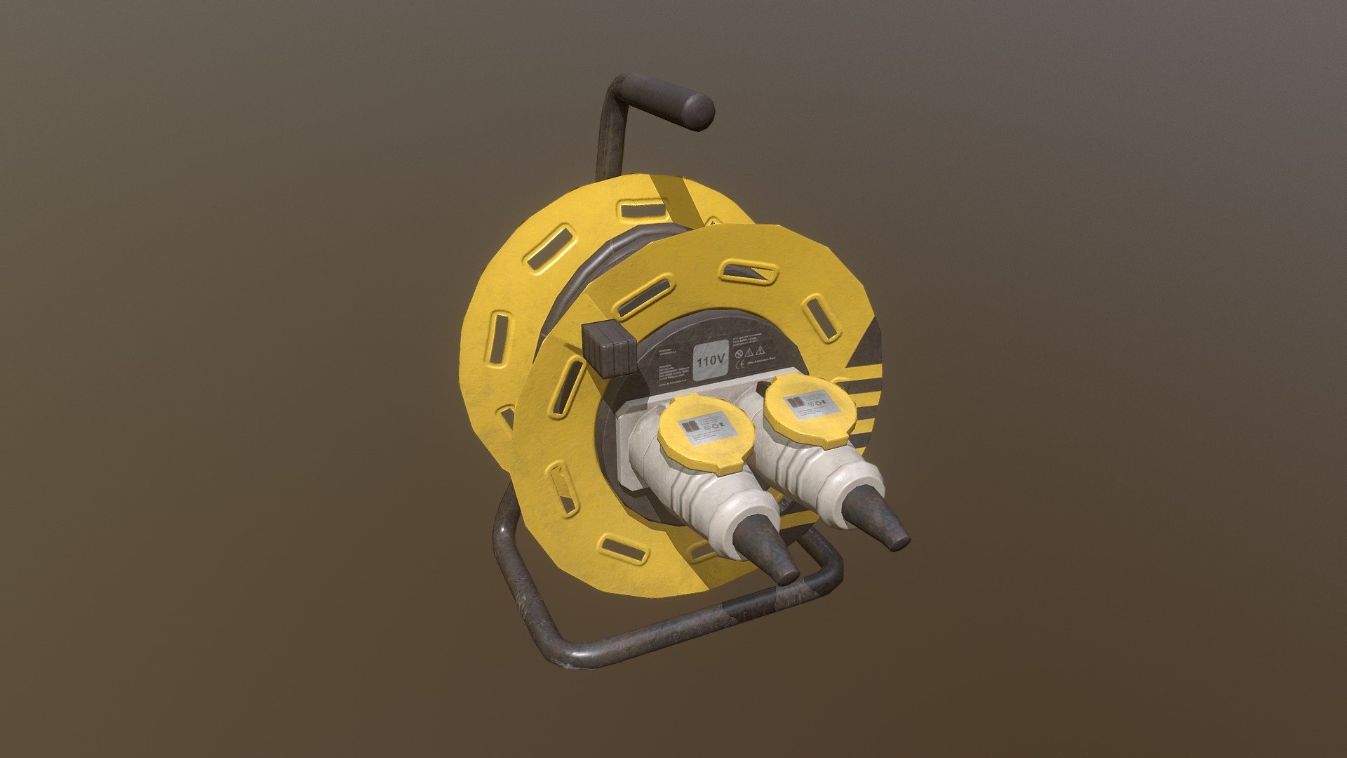 Cable Reel - 3D model by aljoscha.perkert [cdab46f] - Sketchfab