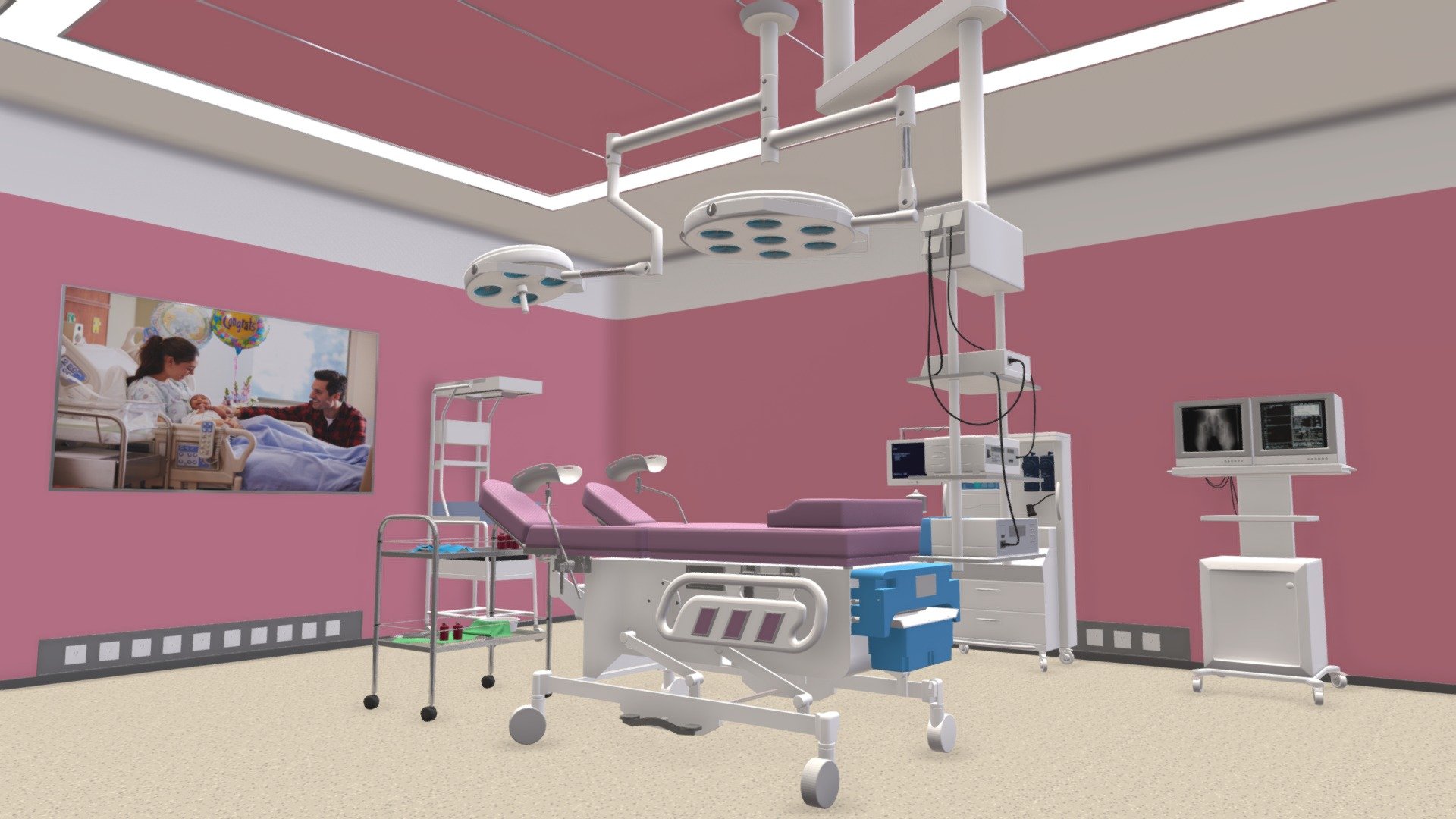 Delivery Room - Buy Royalty Free 3D model by Fabbri (@flaviafabbri ...