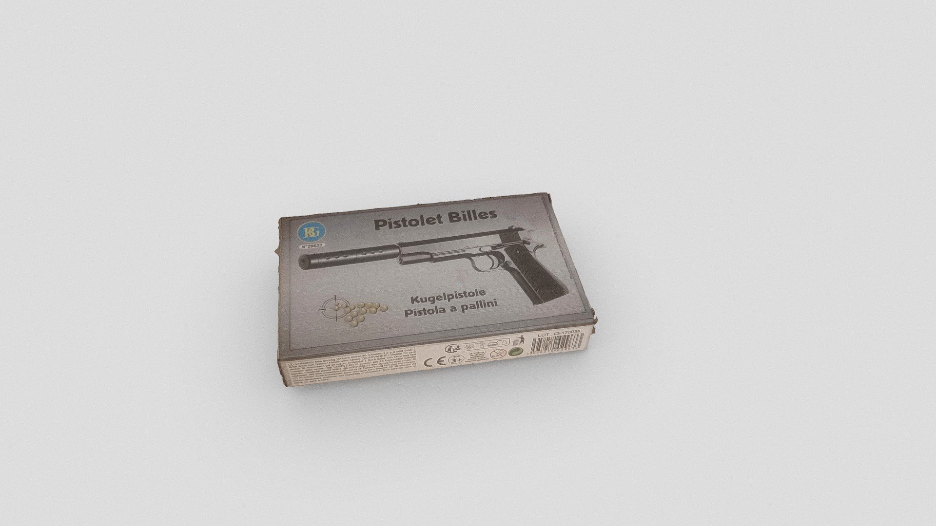 Toy gun box - Download Free 3D model by mrfunnysheep [cdabe5b] - Sketchfab