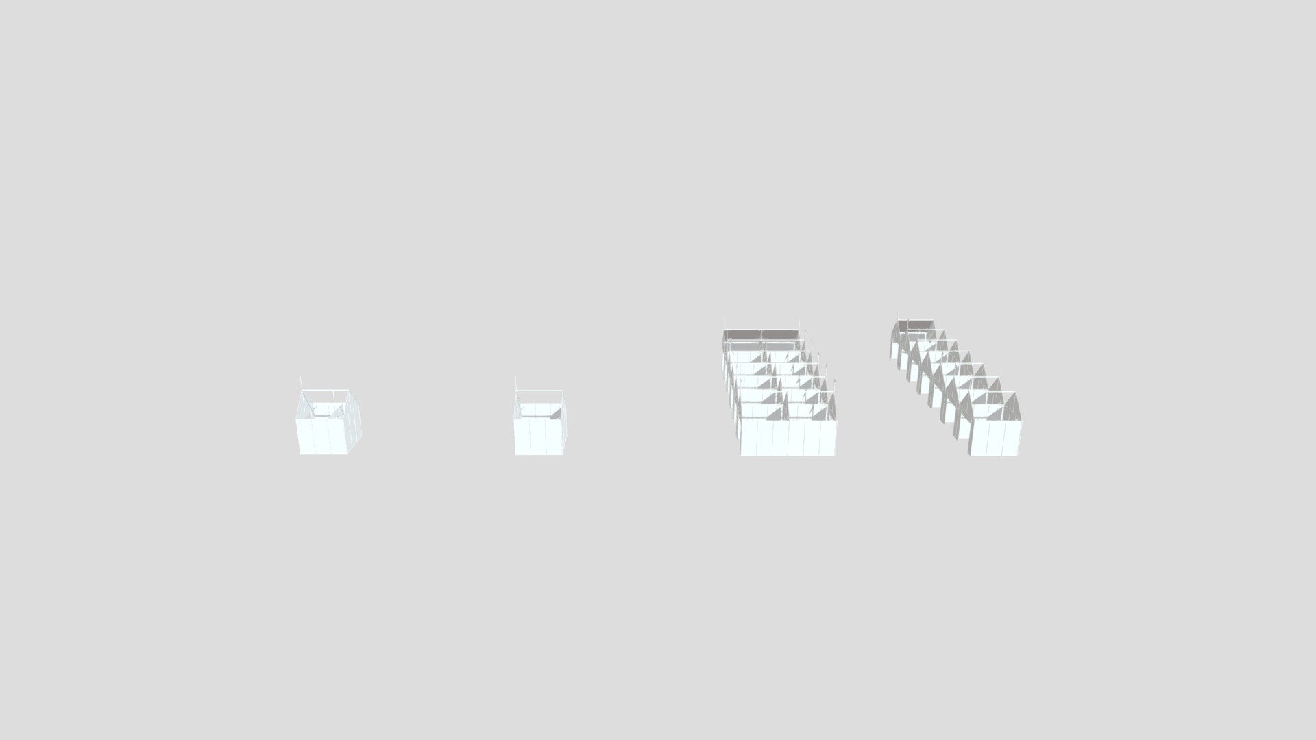 All Booths - 3D model by harrybutters585 [cdabe61] - Sketchfab