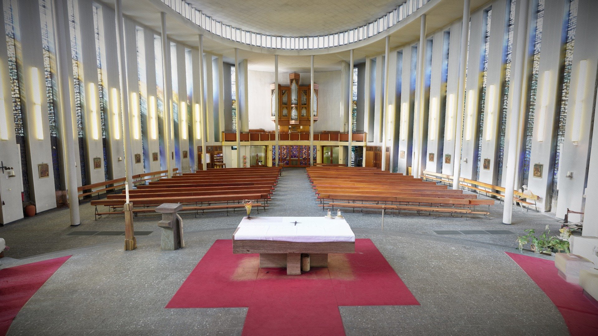 Kath. Kirchengemeinde Sankt Christoph - INNEN - 3D model by AM (@_AM ...