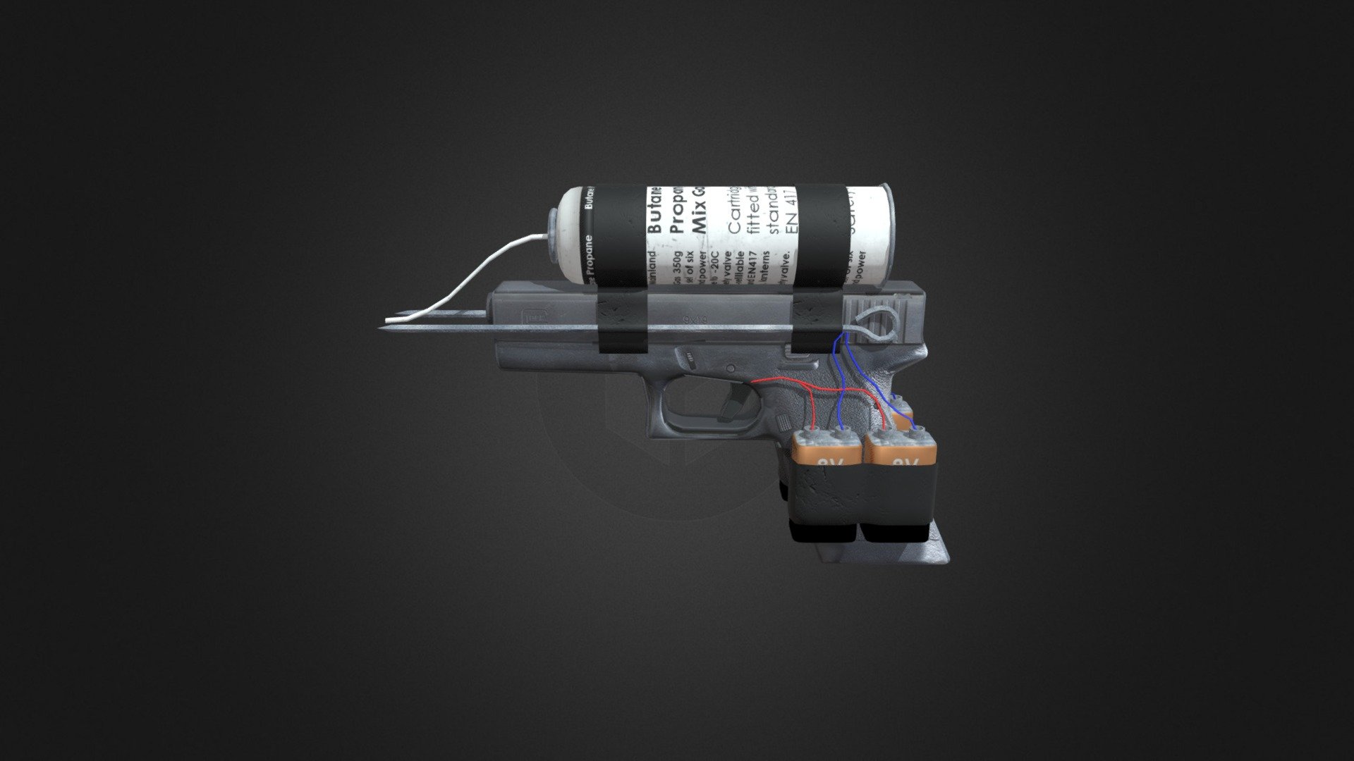 Flamethrower - 3D model by codybowyer [cdb00fd] - Sketchfab