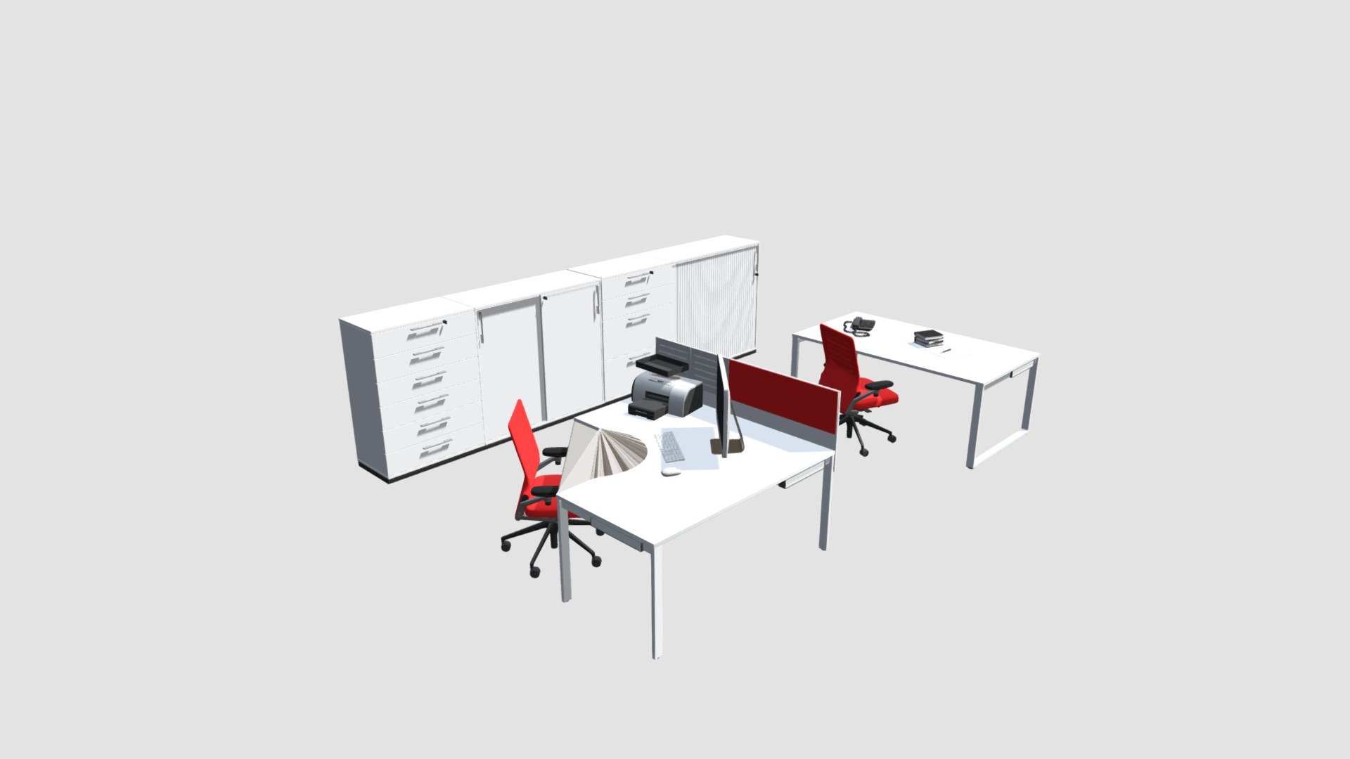 office set - Buy Royalty Free 3D model by Evermotion [cdb1918 ...