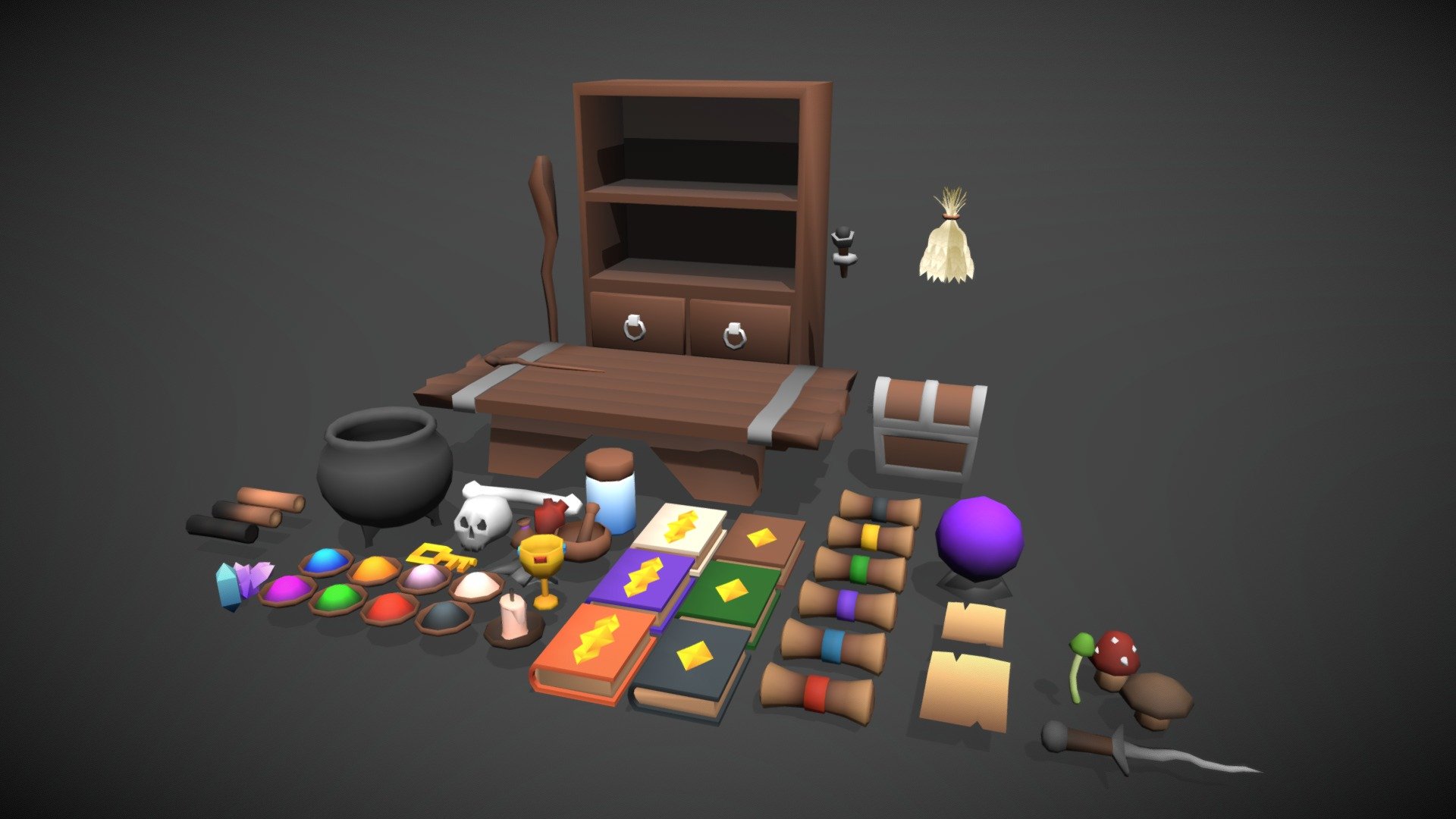 ToonTastic - Witch & Magic - 3D model by akdumandev (@akduman) [cdb209a ...