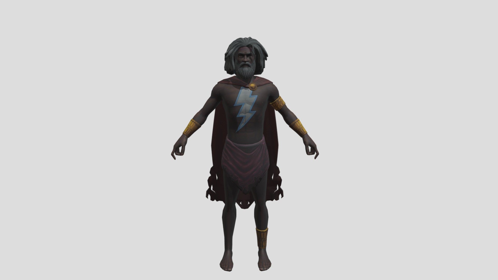 (ON YouTube)Old Shazam - 3D model by 3D MODELS (@3dworldz) [cdb430b ...