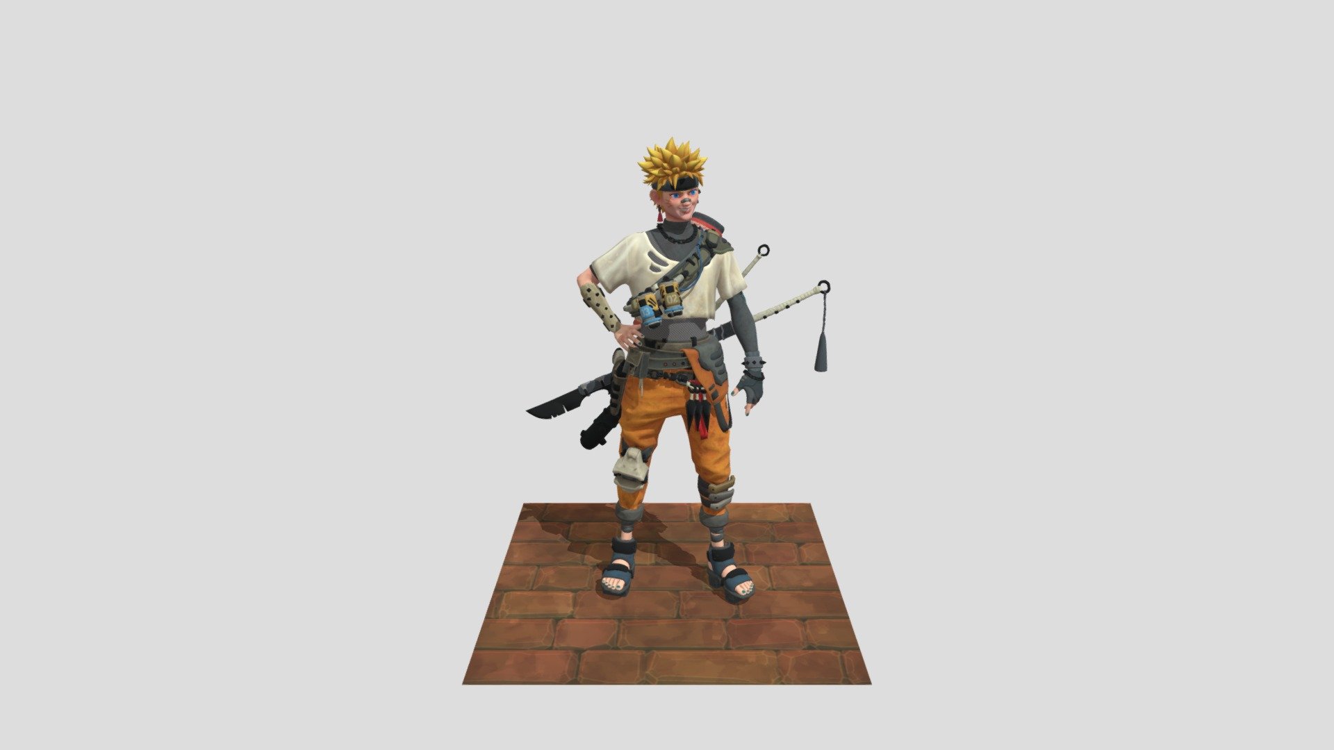 Naruto Fury Beats - 3D model by Adrianthomas (@adrianadrian121212 ...