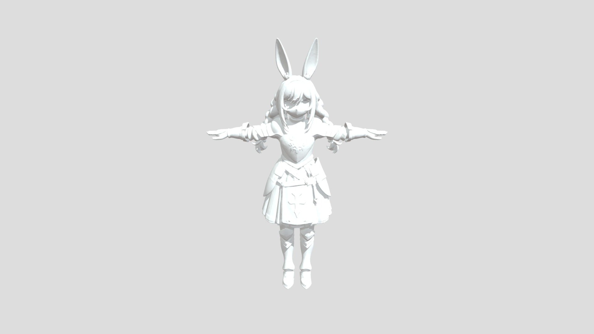Bunny Knight Paladin - Download Free 3D model by keyagerwitch [cdb6737 ...